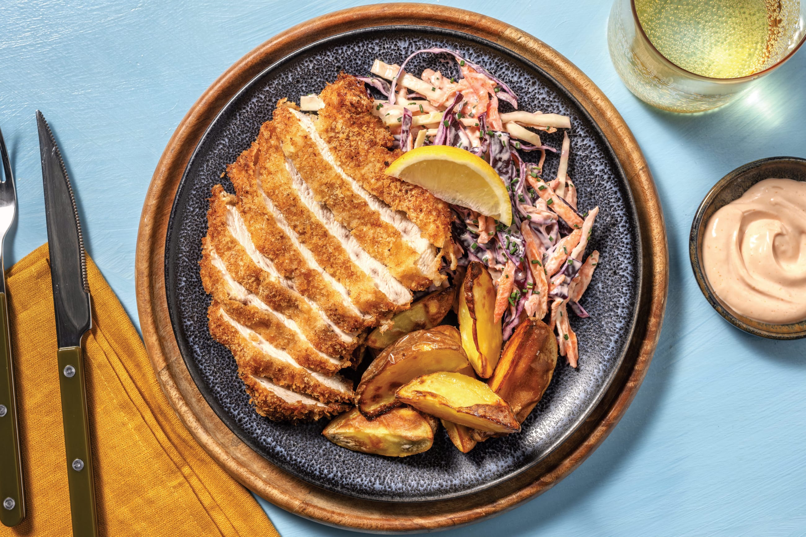 American-Style Pork Schnitzel Recipe | HelloFresh