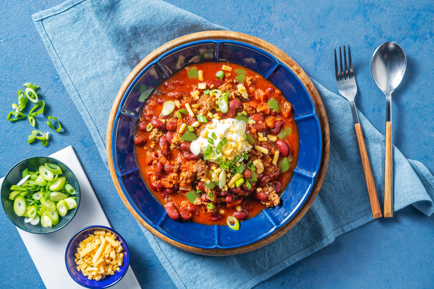 Chili au chorizo et aux haricots Recette | HelloFresh