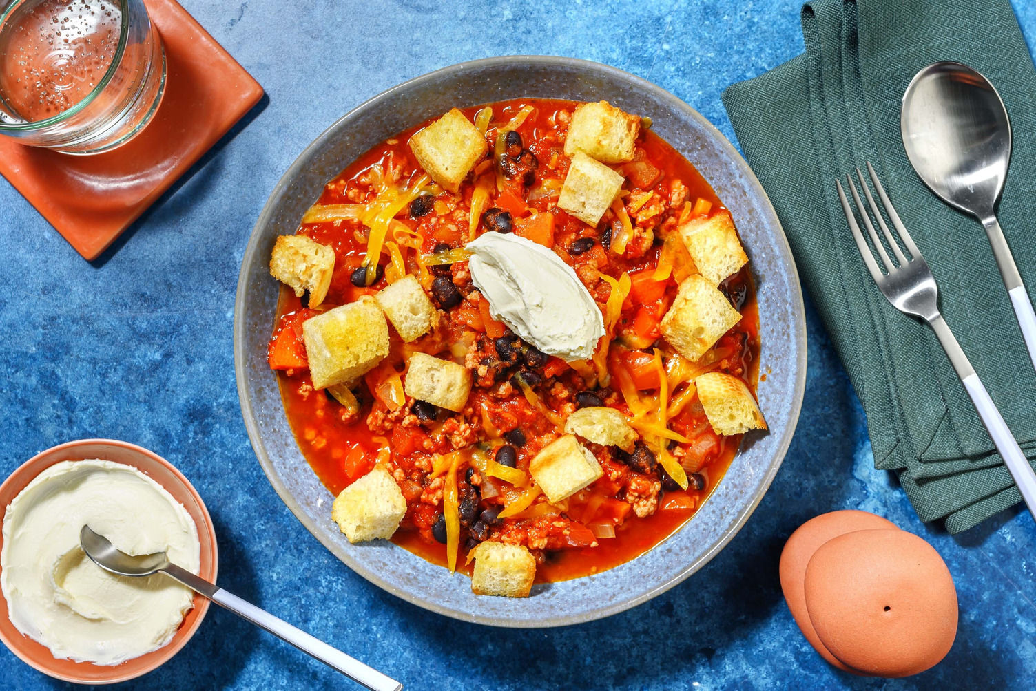 Speedy Plant-Based Ground Protein Chili Recipe | HelloFresh