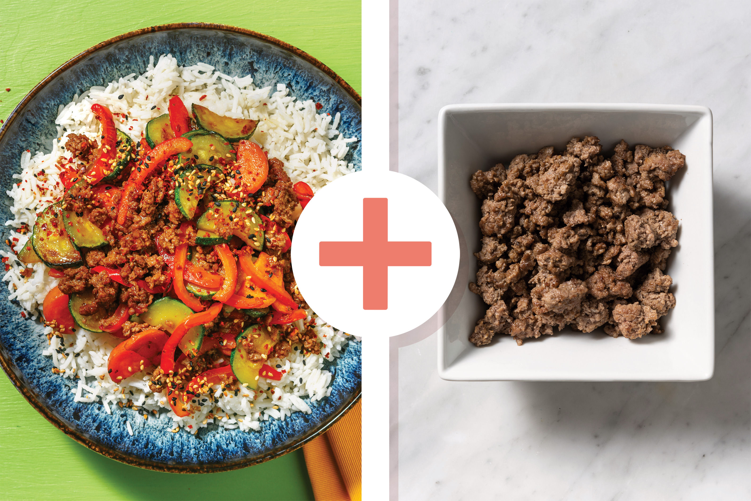 Chinese Beef Mince & Capsicum Stir Fry Recipe | HelloFresh