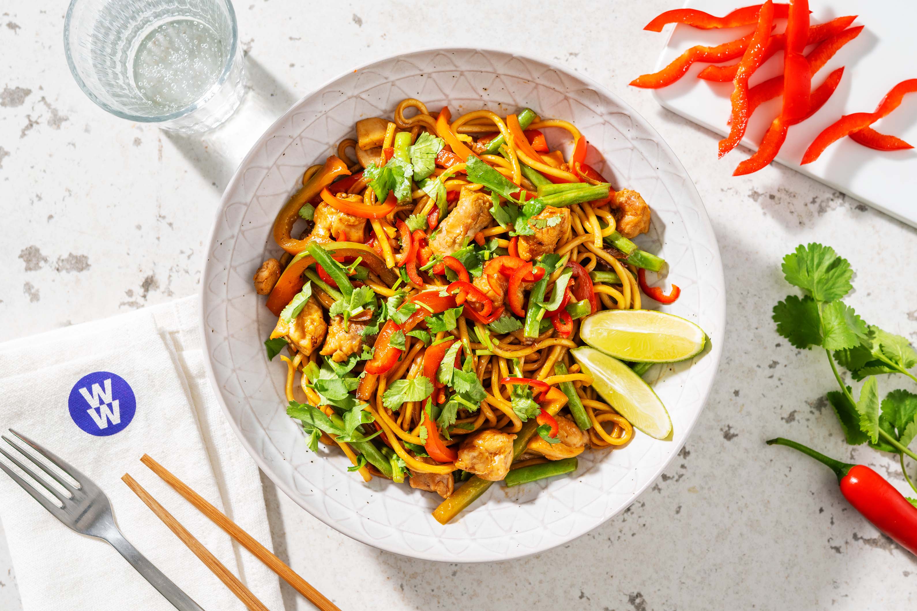 Chinese Style Chicken Noodles Recipe | HelloFresh