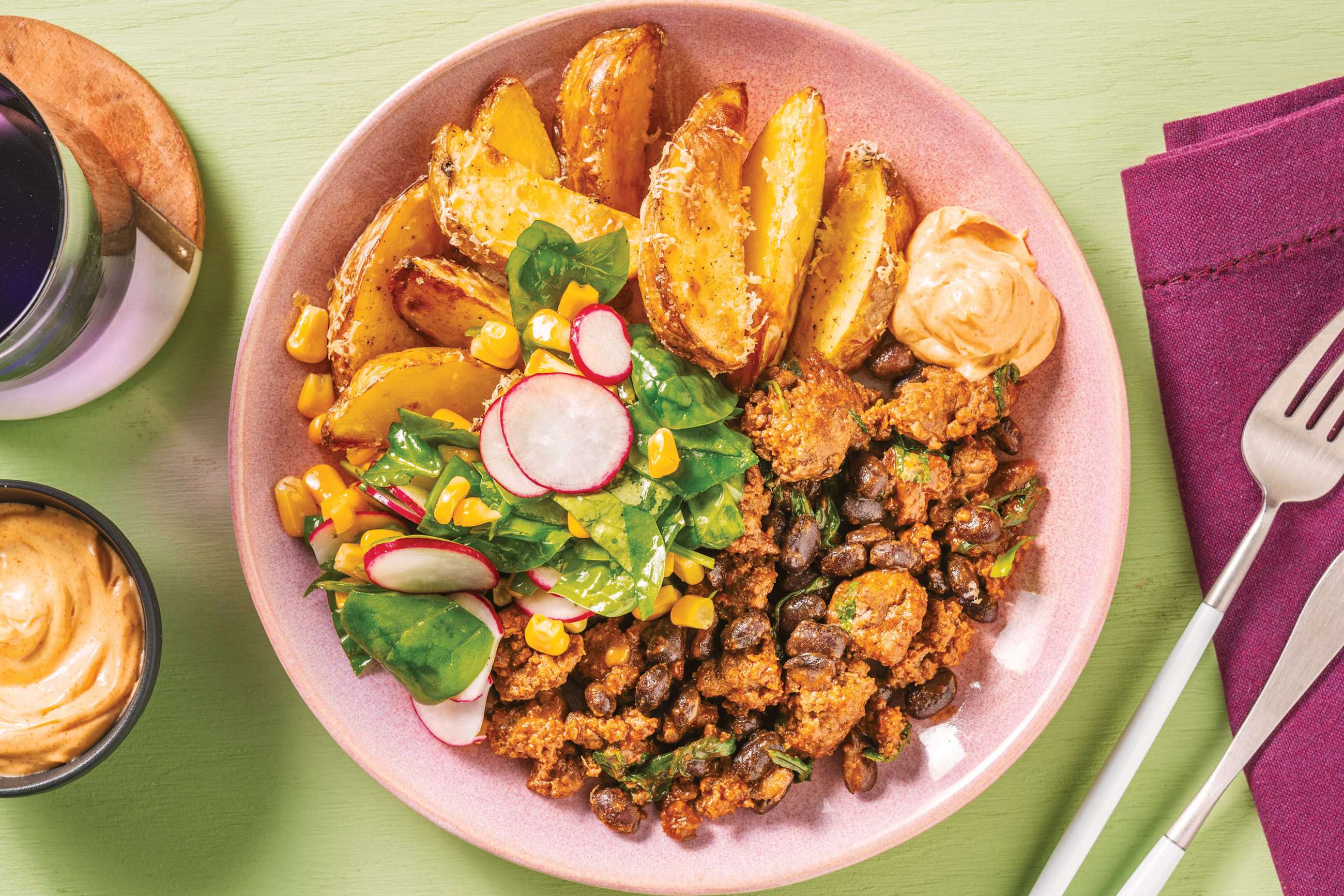 Chipotle Beef & Black Bean Loaded Wedges Recipe | HelloFresh