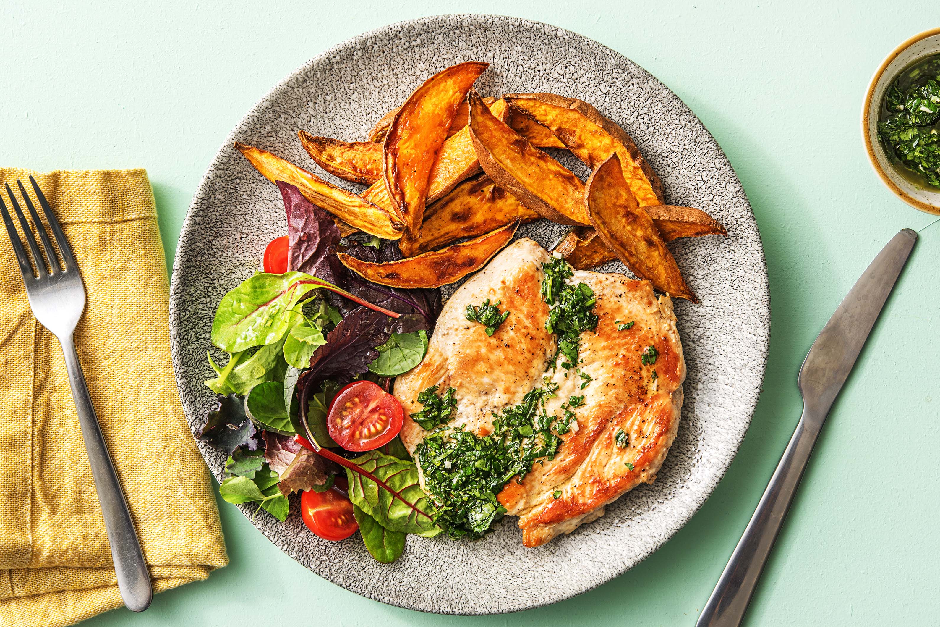 Chimichurri Chicken Paillards Recipe | HelloFresh