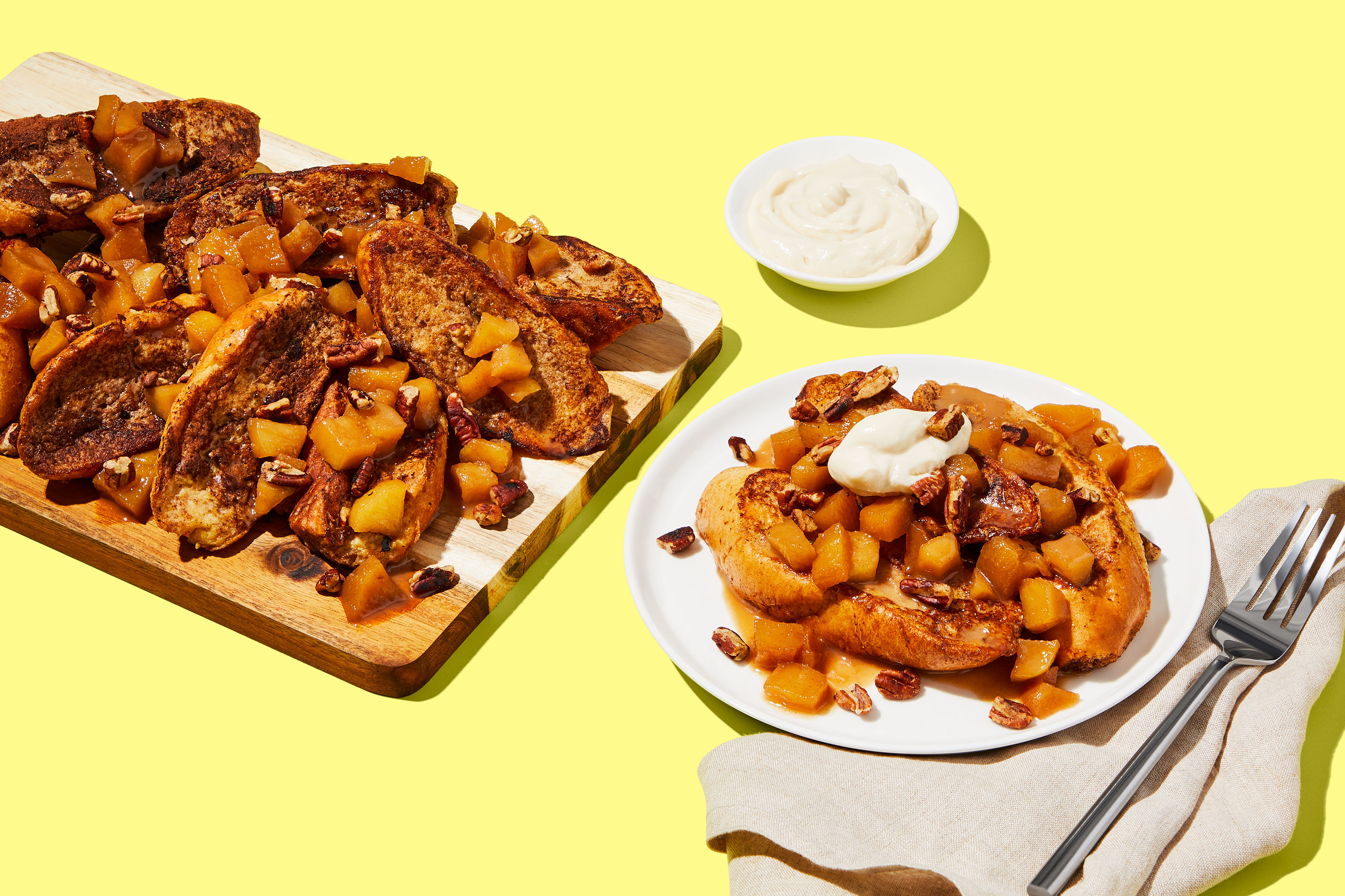 Cinnamon Apple French Toast Recipe | HelloFresh