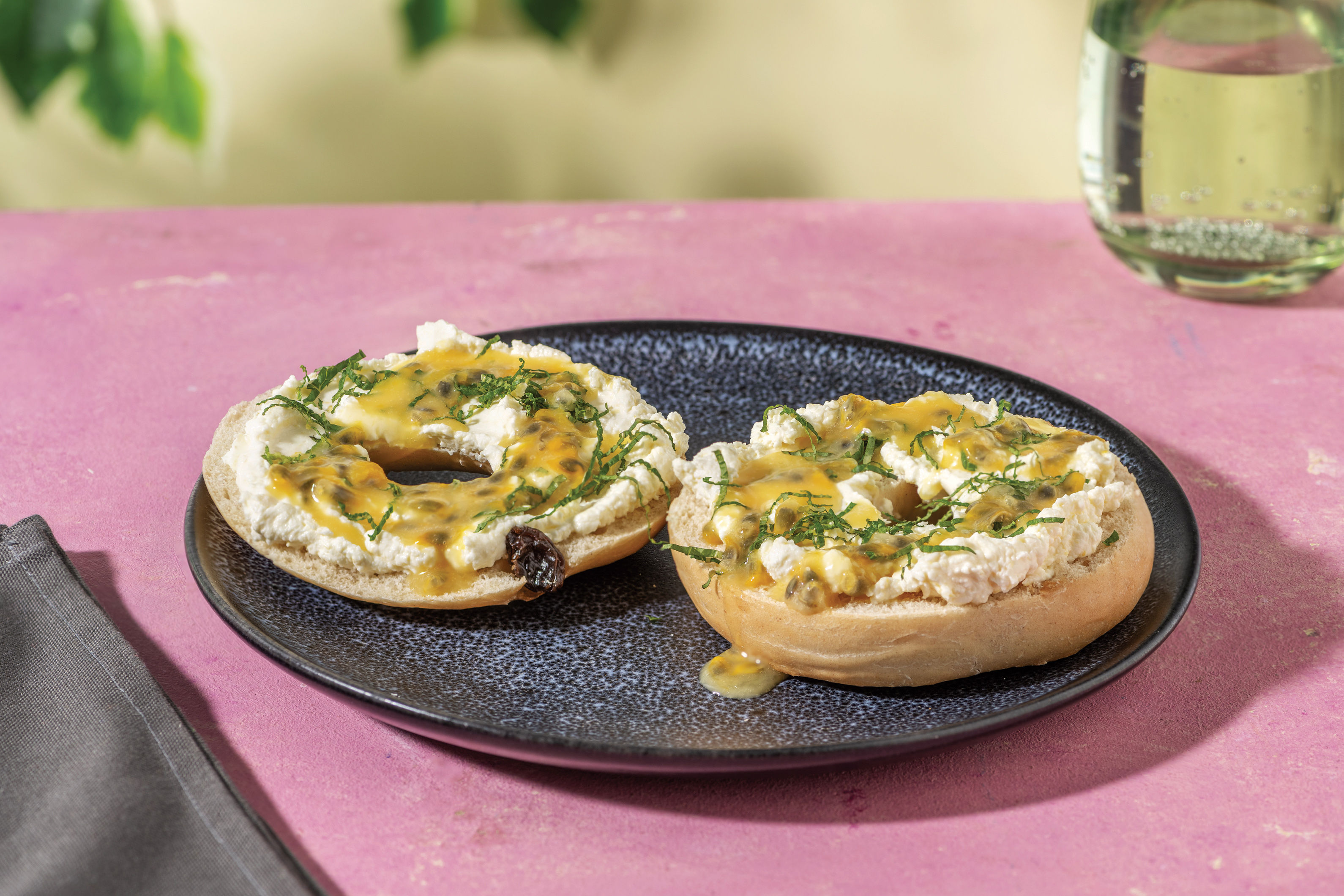 Cinnamon Raisin & Cream Cheese Bagel Recipe | HelloFresh