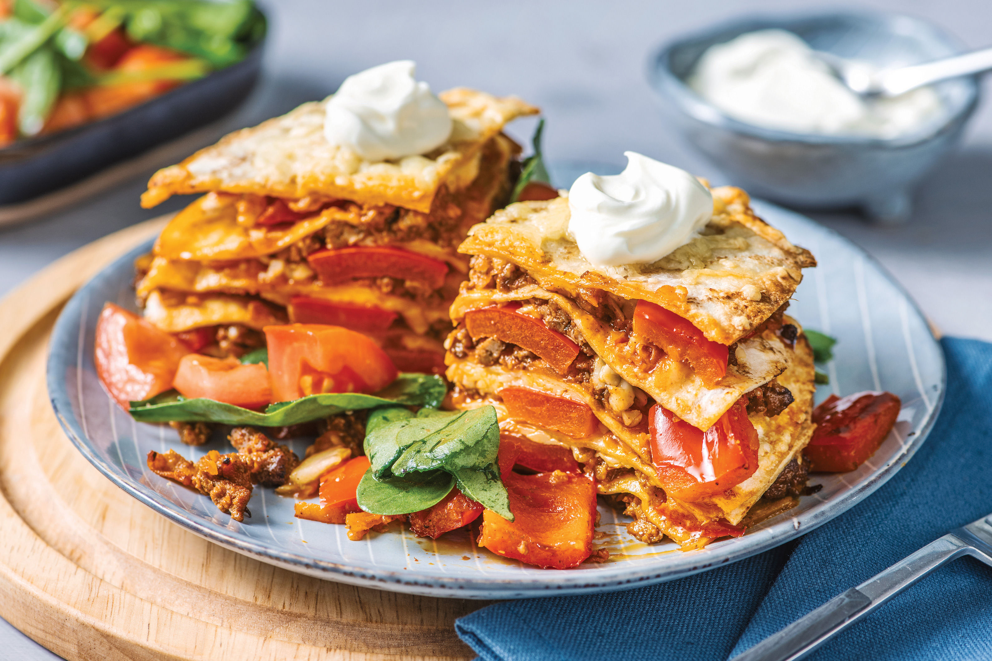 Clark's Mexican Beef Tortilla Stack Recipe | HelloFresh