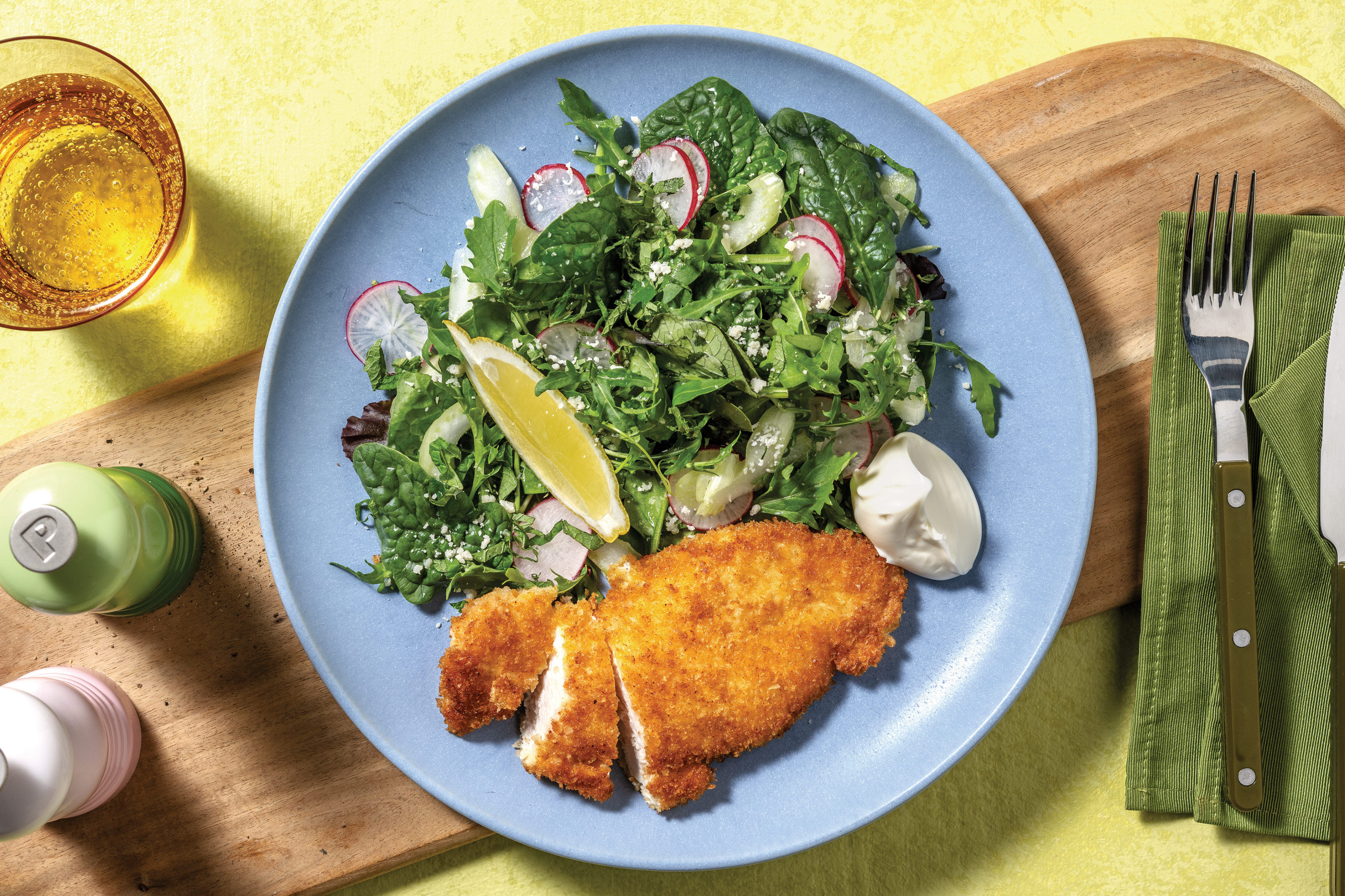 Classic Chicken Schnitzel & Mayo Recipe | HelloFresh
