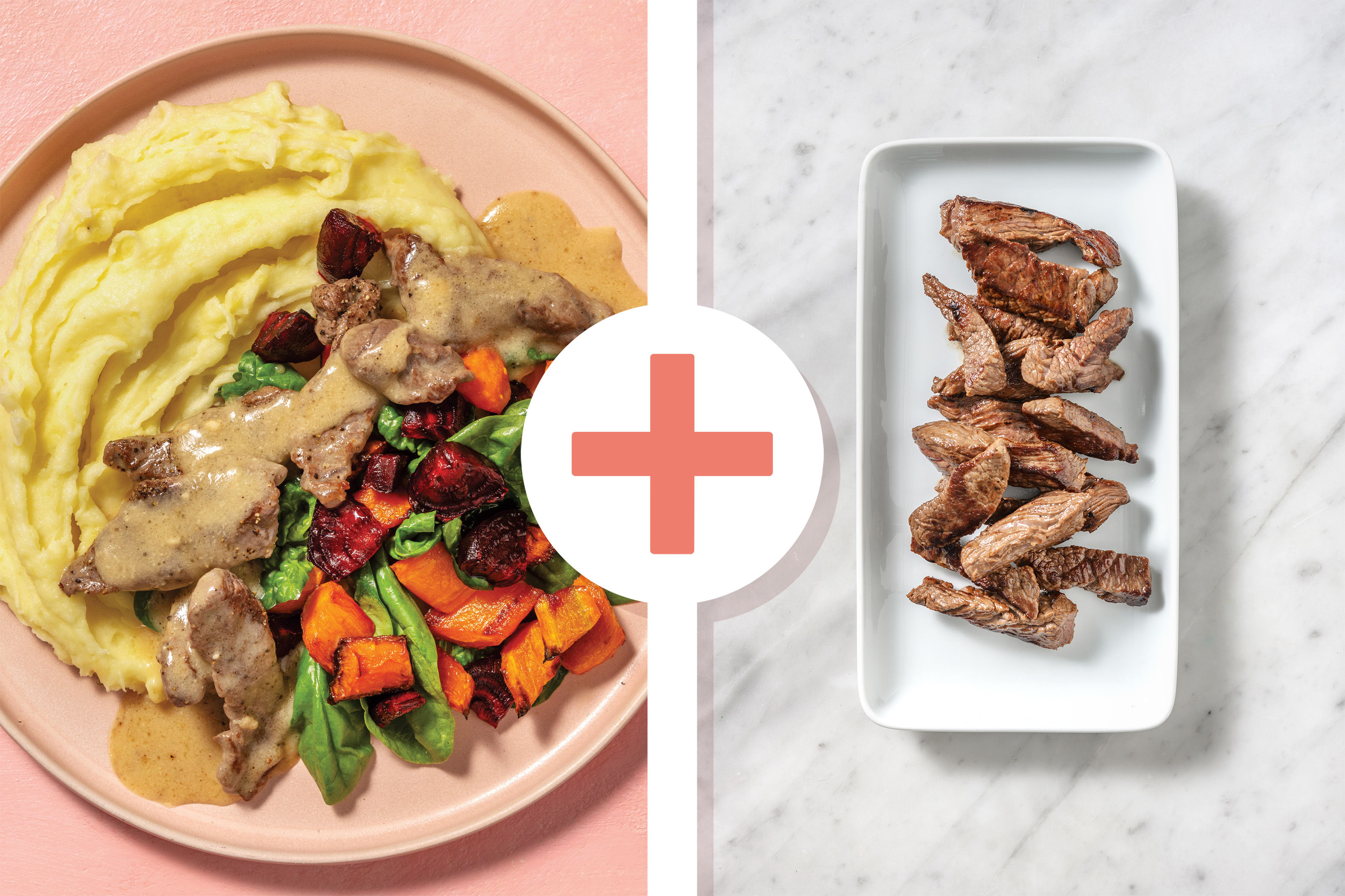 Classic Double Beef & Creamy Parmesan Sauce Recipe | HelloFresh