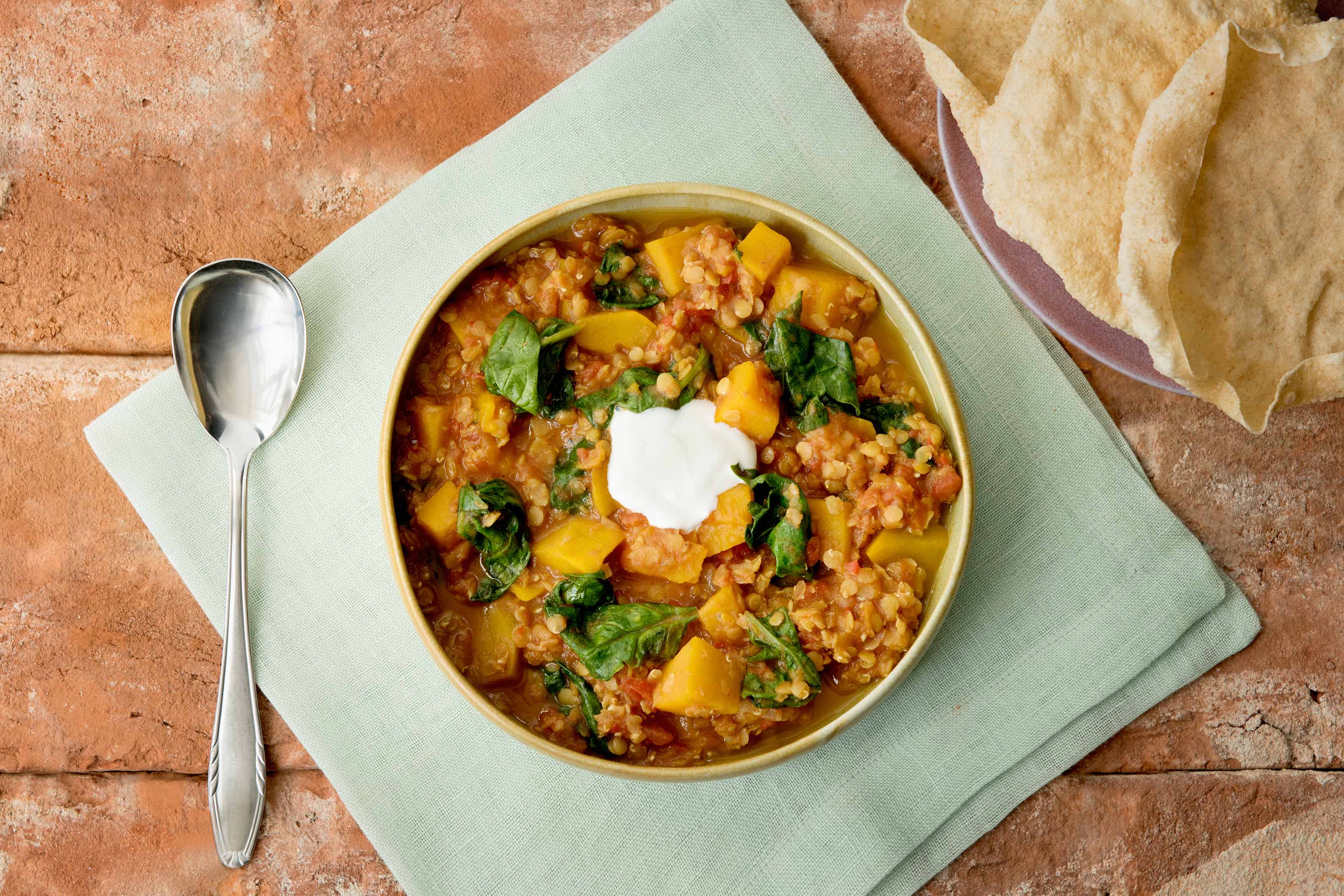 Classic Warming Pumpkin & Lentil Dahl Recipe | HelloFresh