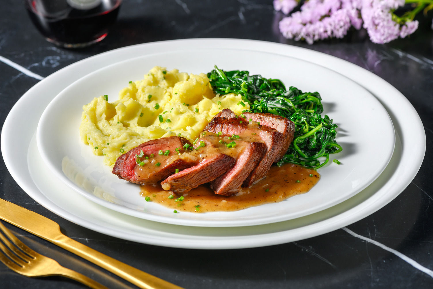 Striploin Steak and Pan Sauce Recipe | HelloFresh