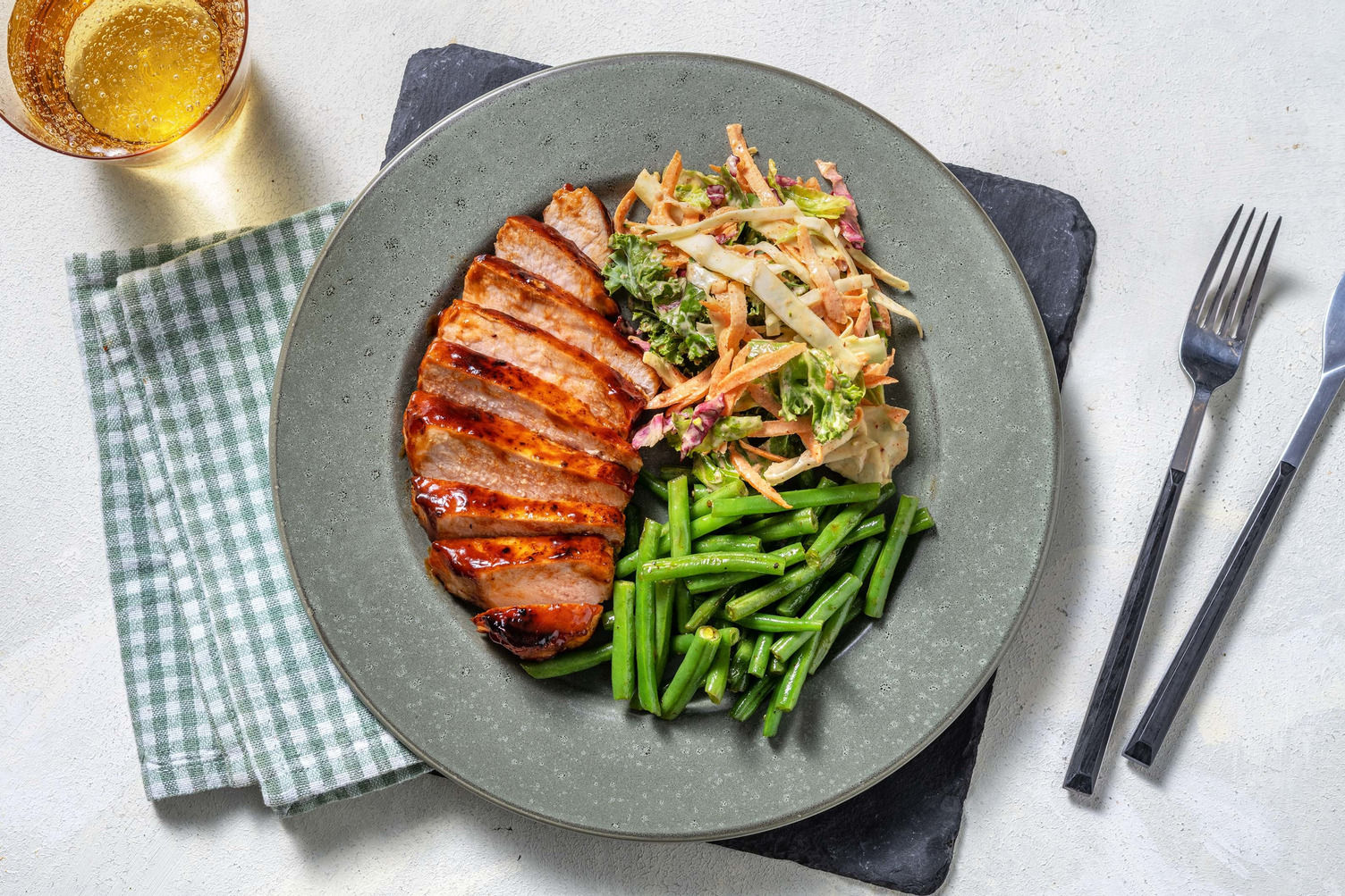 Côtelettes de porc BBQ Recette | HelloFresh
