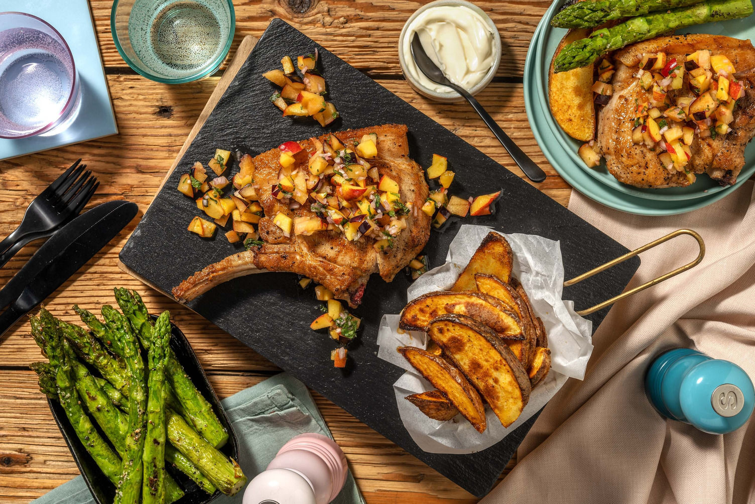 Smoke-Kissed Bone-In Pork Chops Recipe | HelloFresh