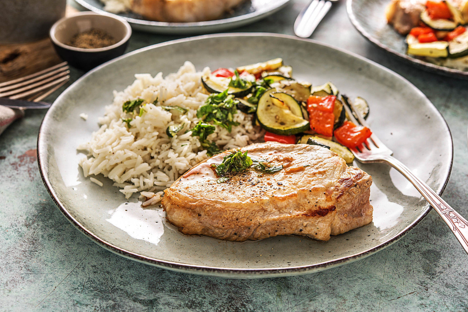 These juicy, tender, and flavourful pan-seared pork chops are a perfect ...