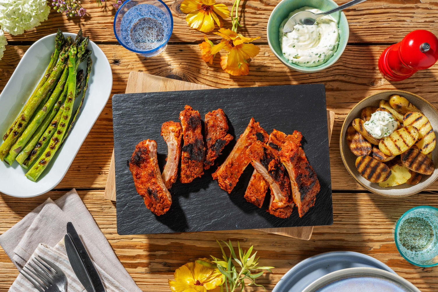 Grilled BBQ-Spiced Ribs Recipe | HelloFresh