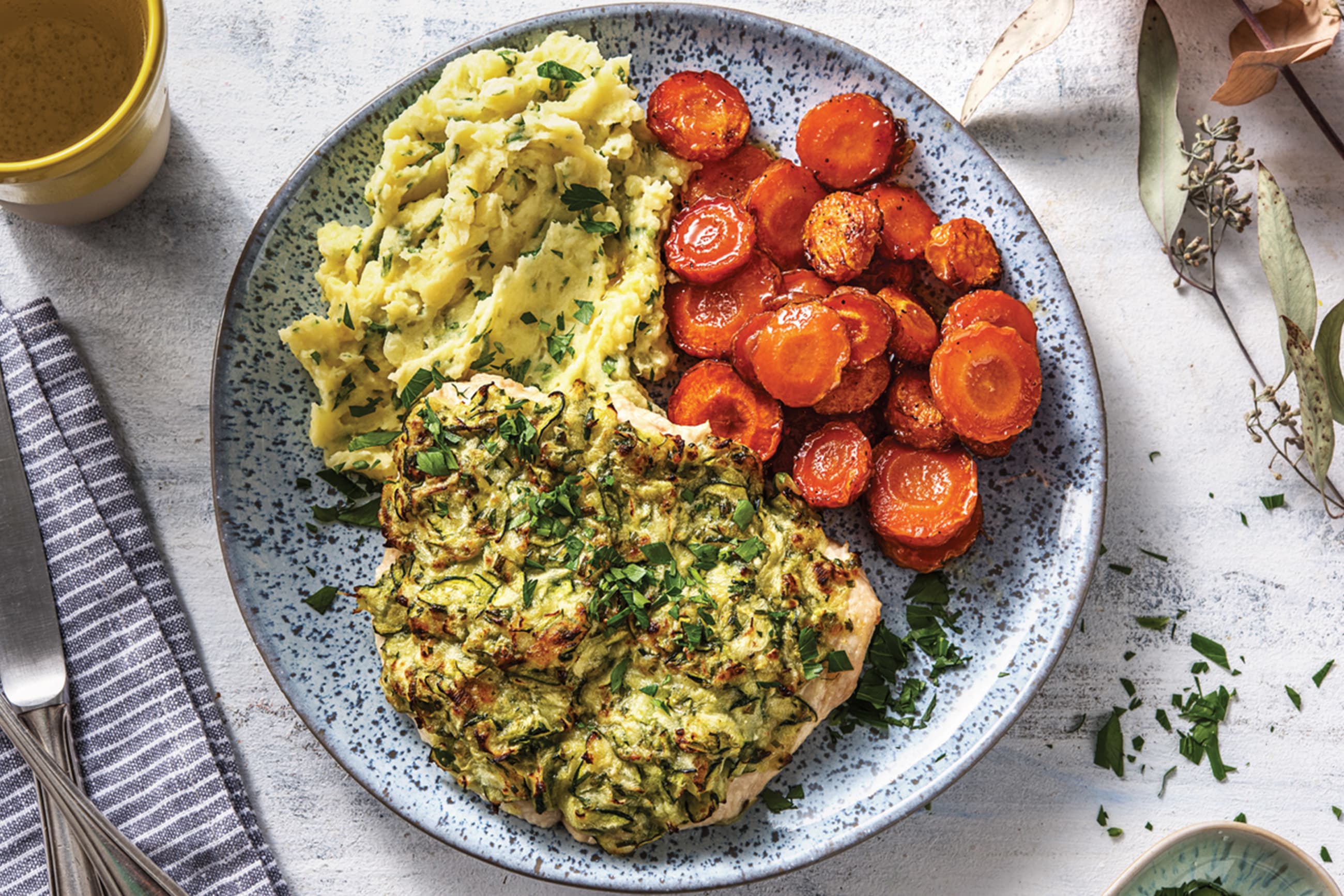 Cheesy Courgette-Topped Chicken Recipe | HelloFresh