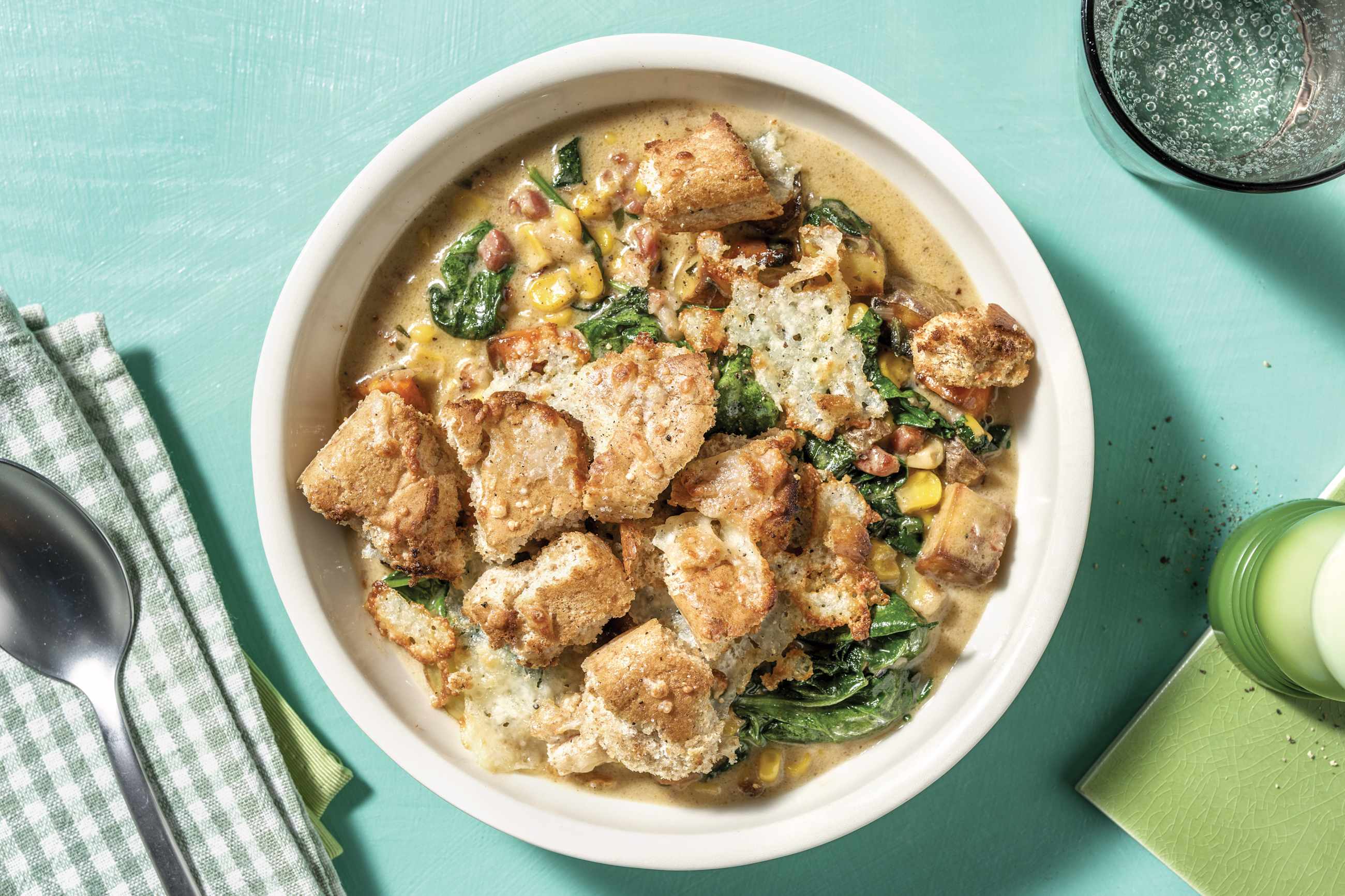 Creamy Bacon & Corn Chowder Recipe | HelloFresh