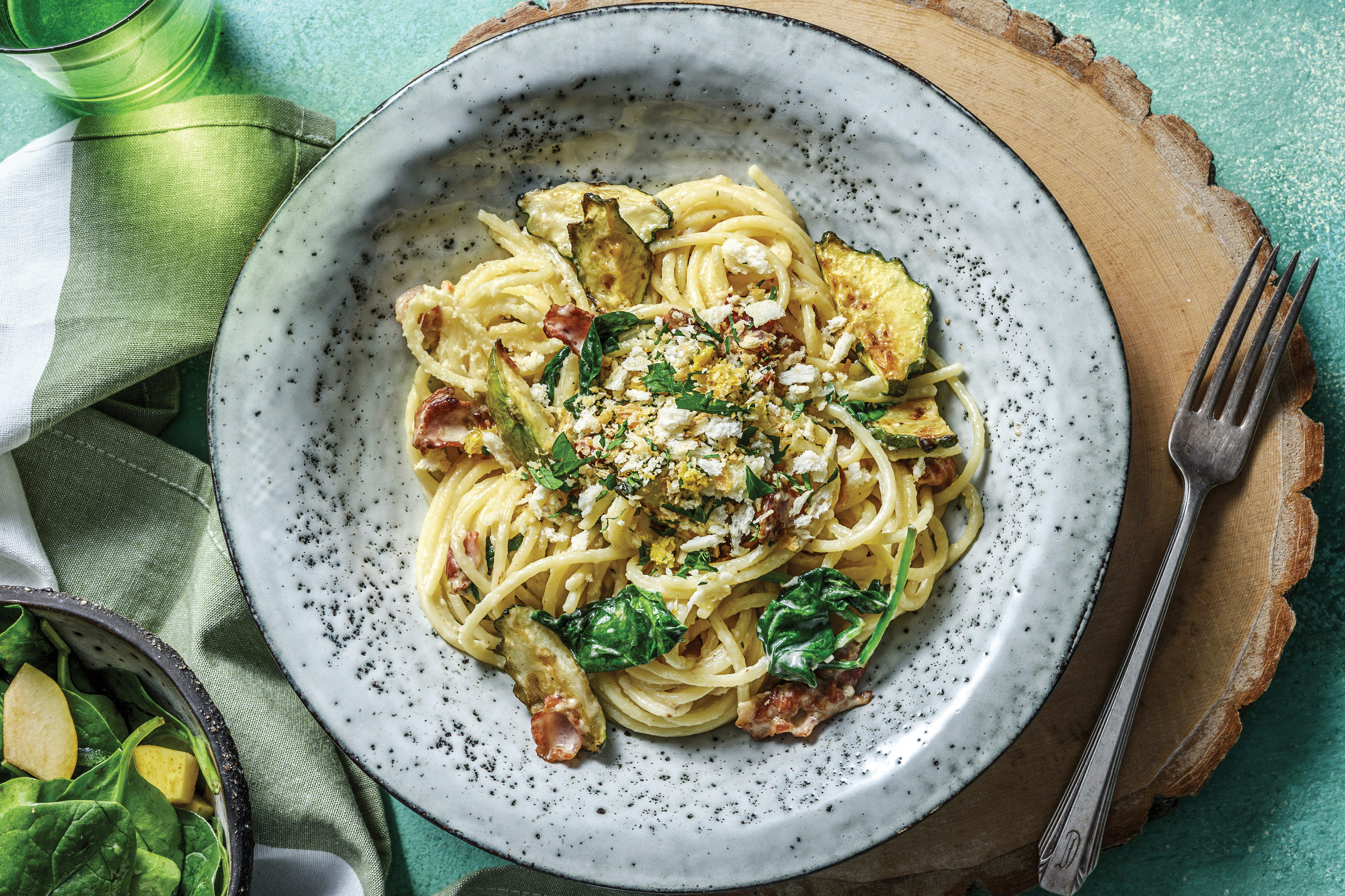 Creamy Bacon & Roast Squash Spaghetti Recipe | HelloFresh
