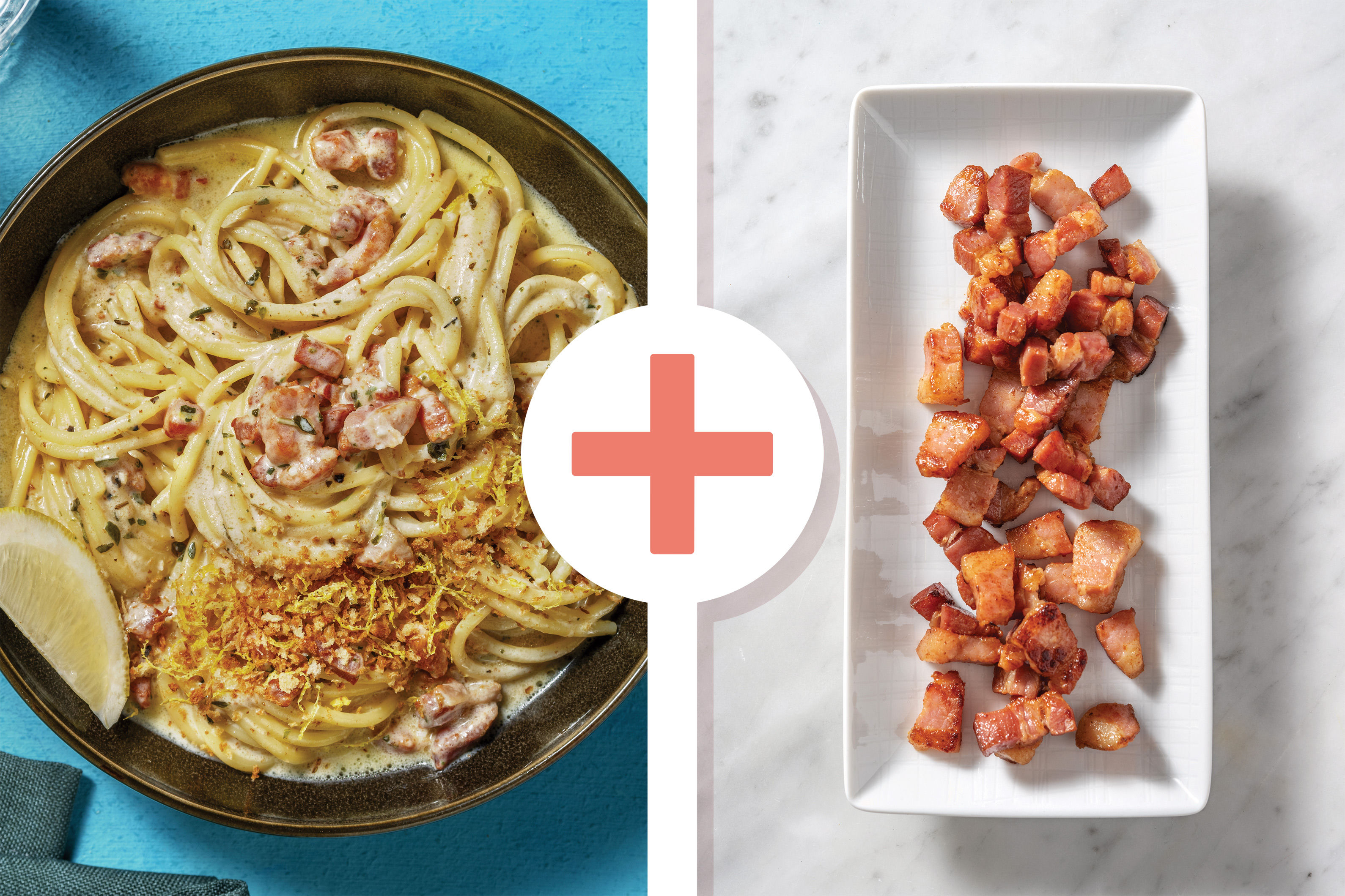 Double Creamy Bacon Spaghetti Recipe | HelloFresh