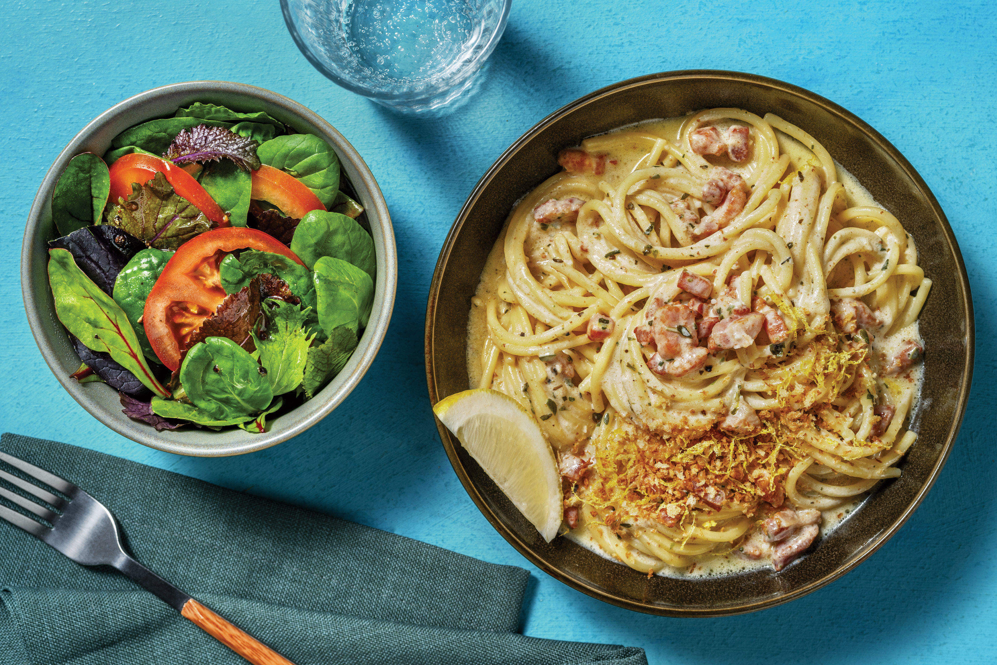 Quick Creamy Bacon Spaghetti Recipe | HelloFresh