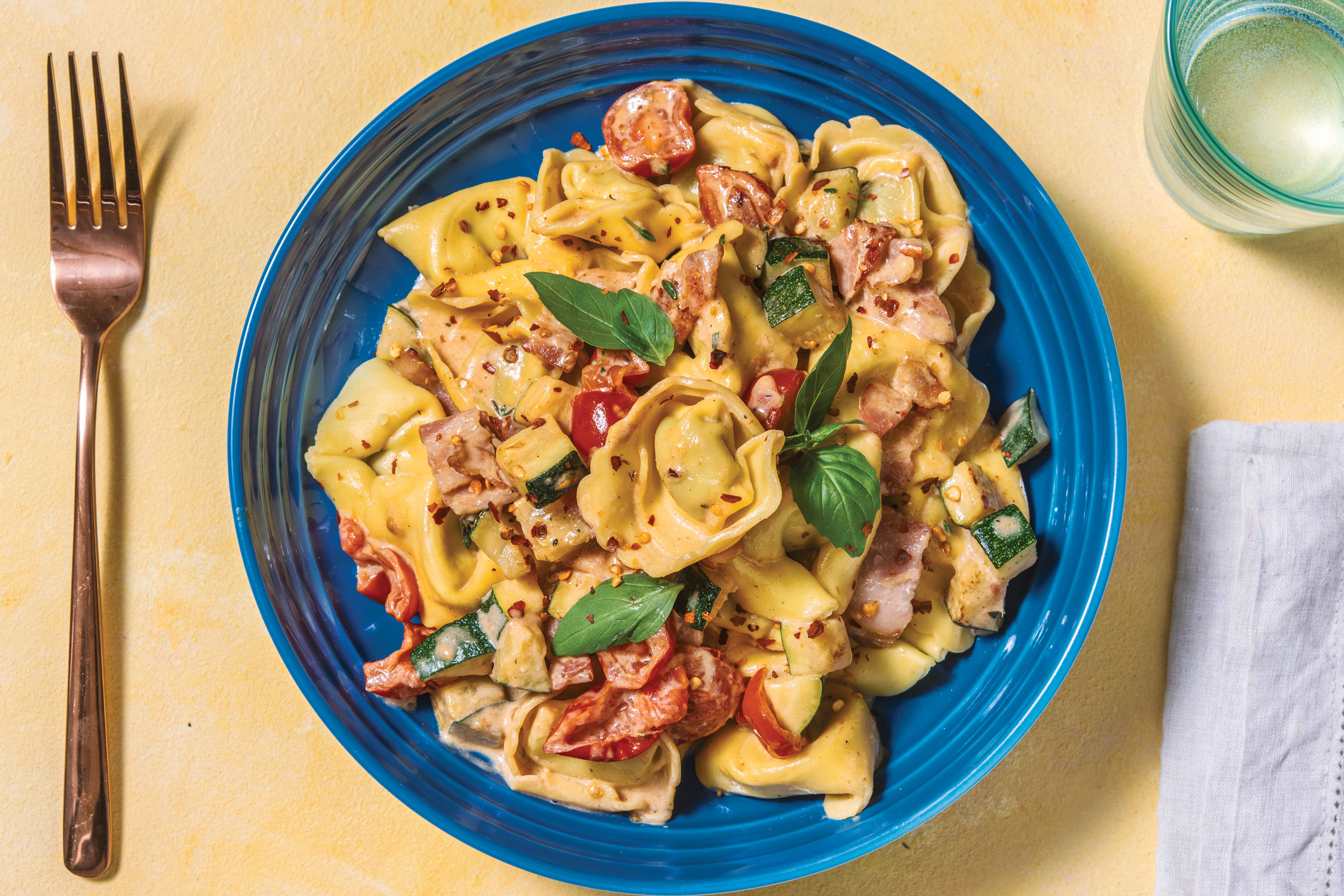 Creamy Bacon Tortellini Primavera Recipe | HelloFresh