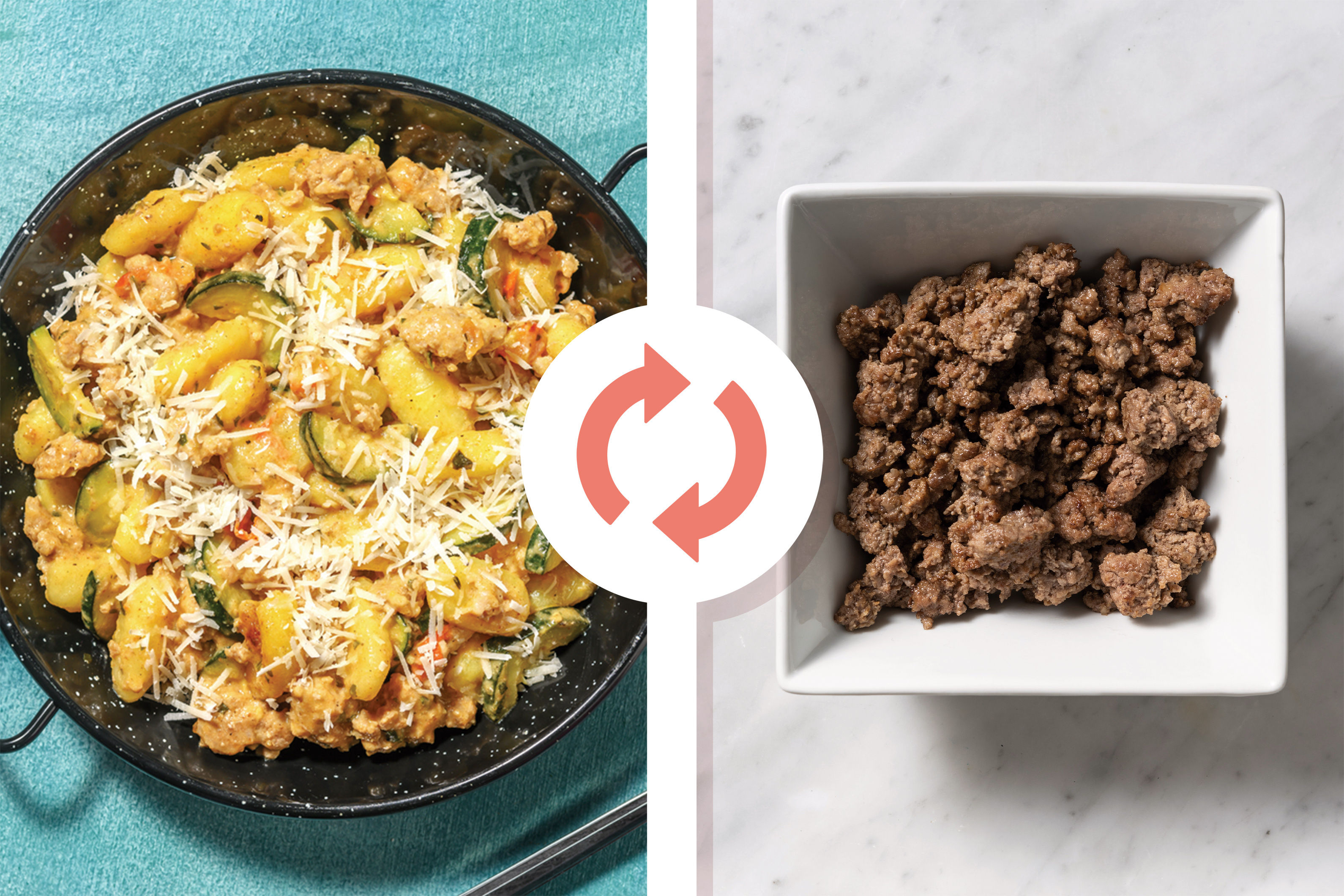 Quick Creamy Beef & Zucchini Gnocchi Recipe | HelloFresh
