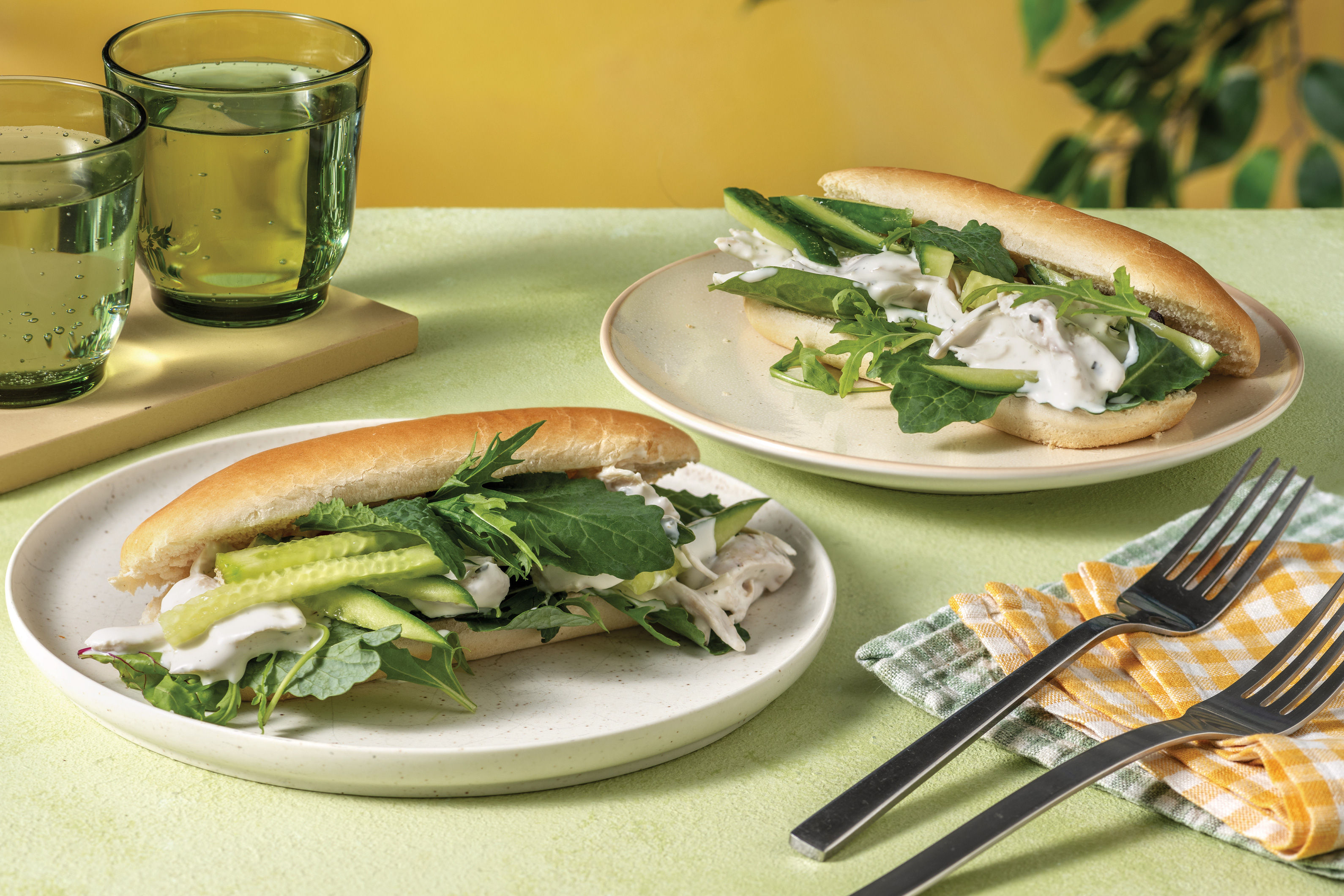 Creamy Caesar Chicken Roll Recipe | HelloFresh