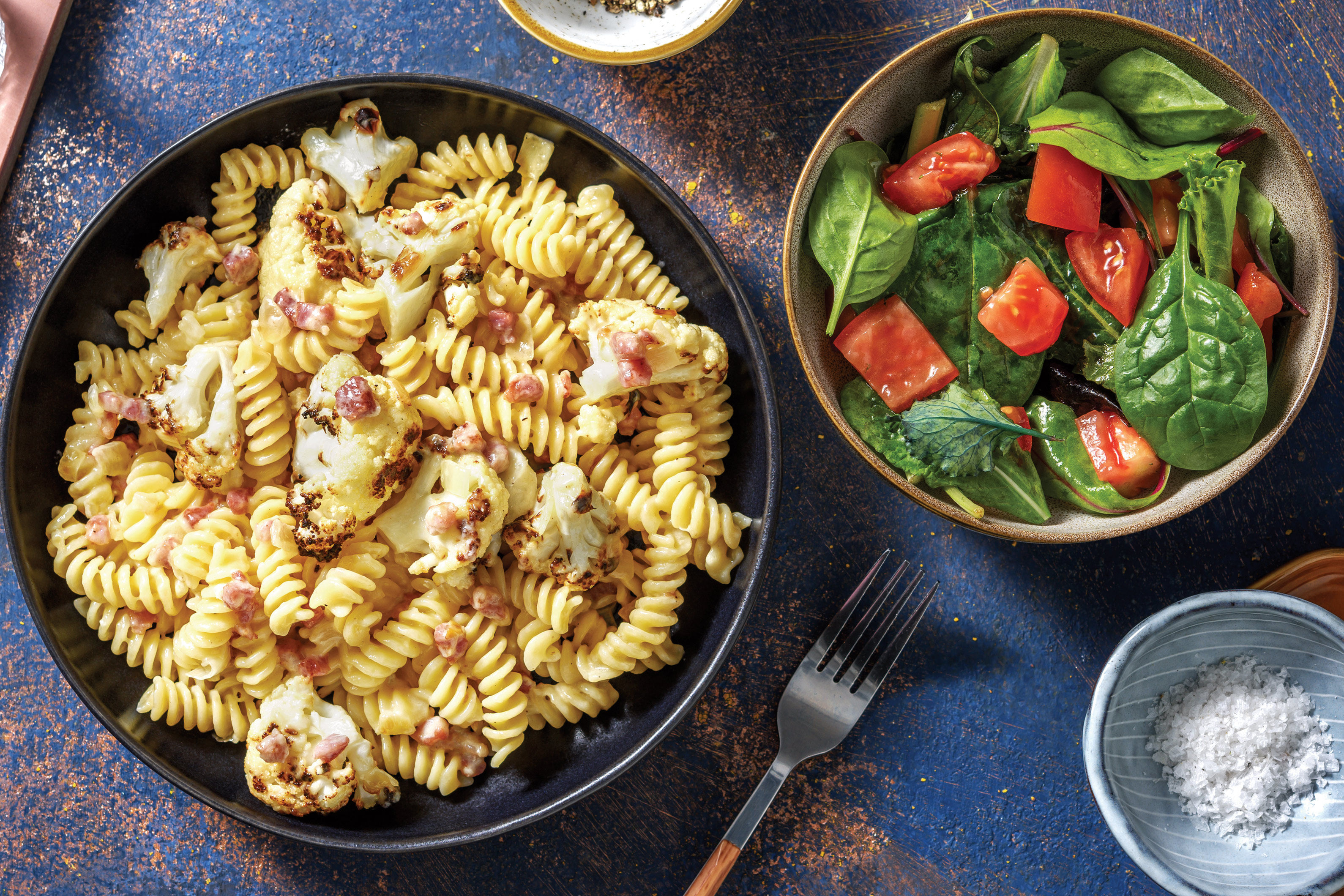 Creamy Bacon & Cauliflower Fusilli Recipe | HelloFresh