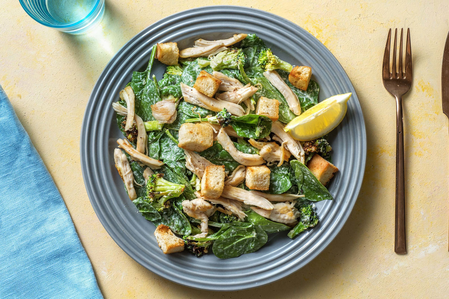 Creamy Chicken Caesar Salad Recipe | HelloFresh