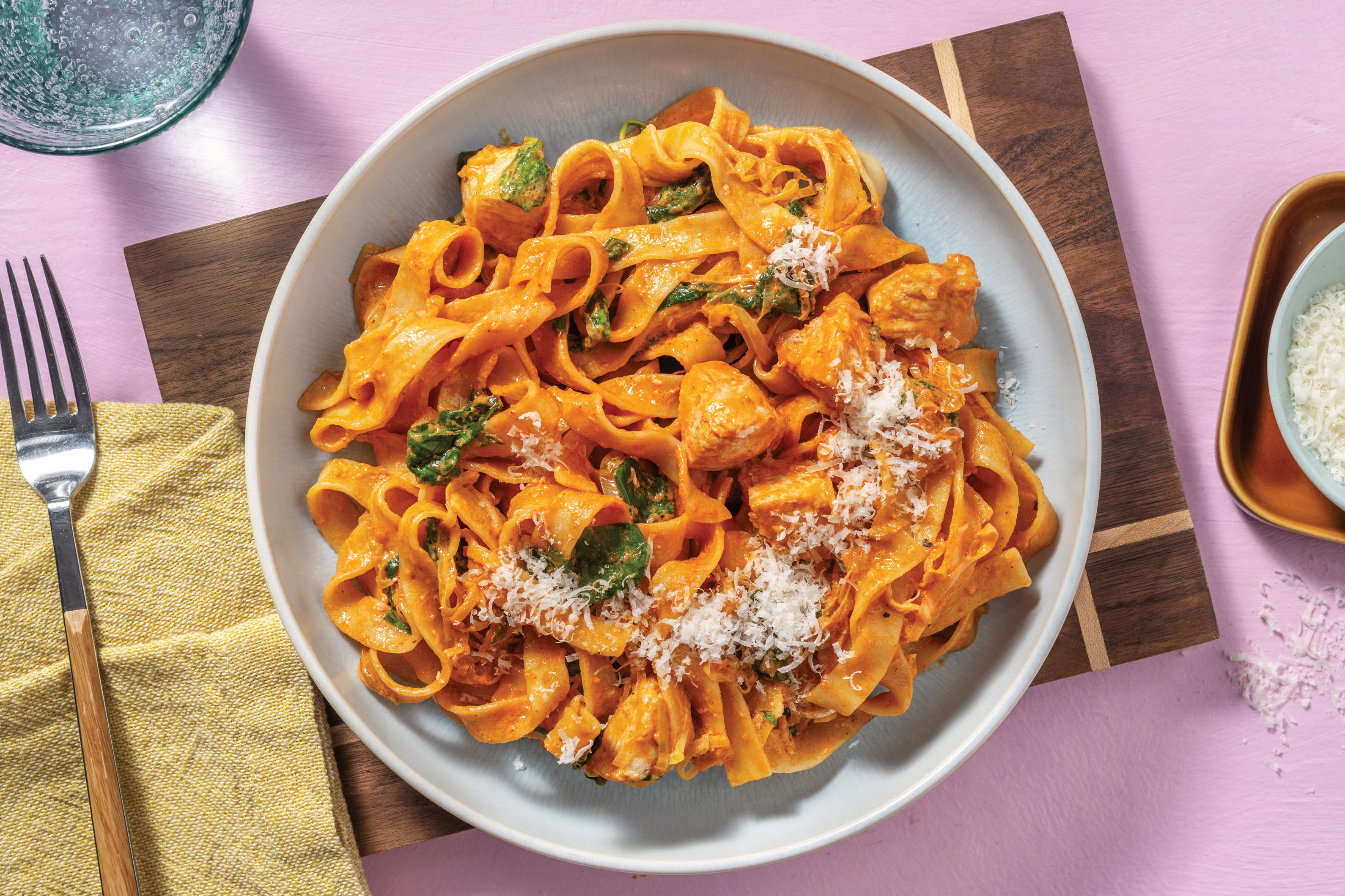 Nan's Creamy Chicken Linguine Recipe | HelloFresh