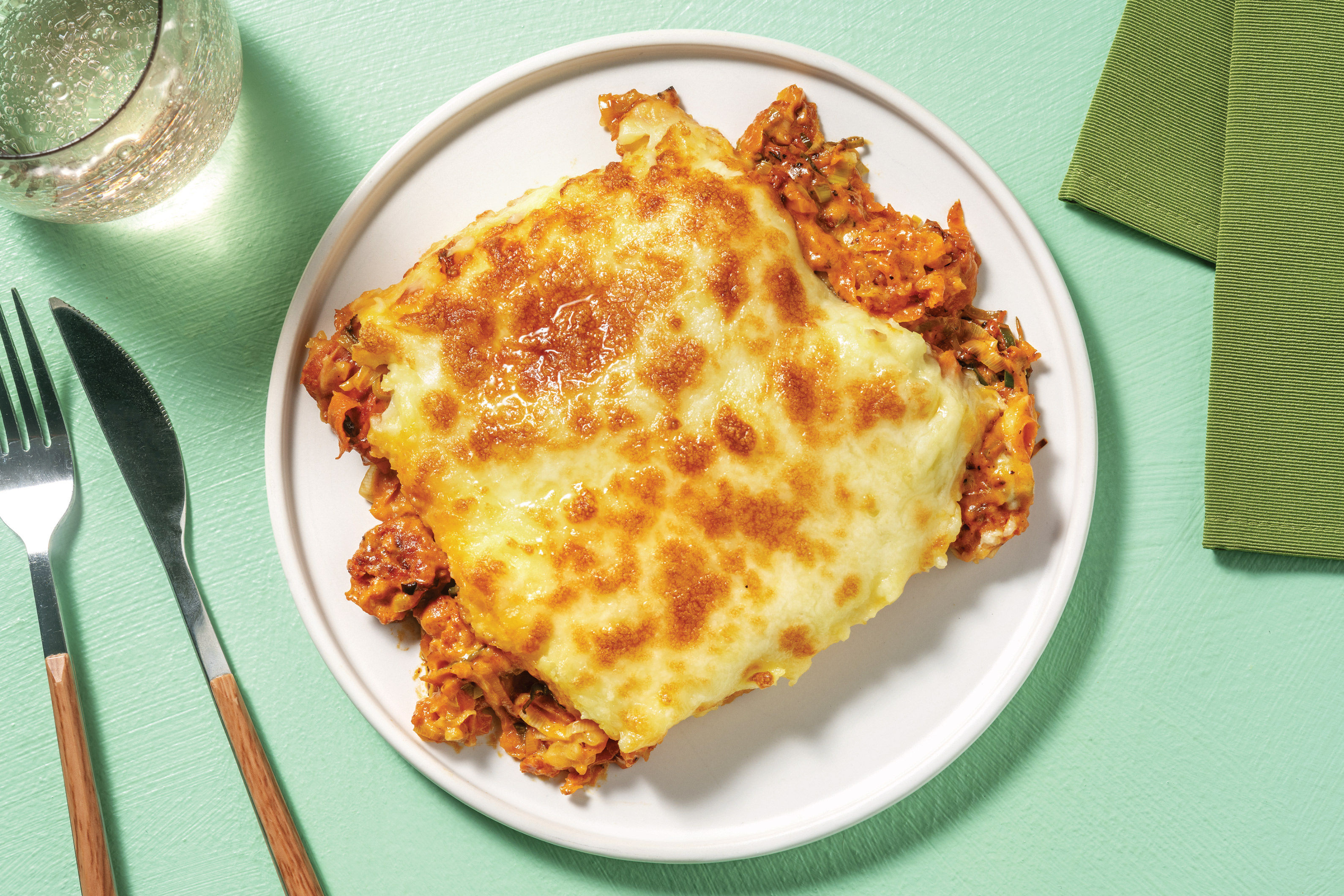 Chorizo & Potato Top Pie Recipe | HelloFresh