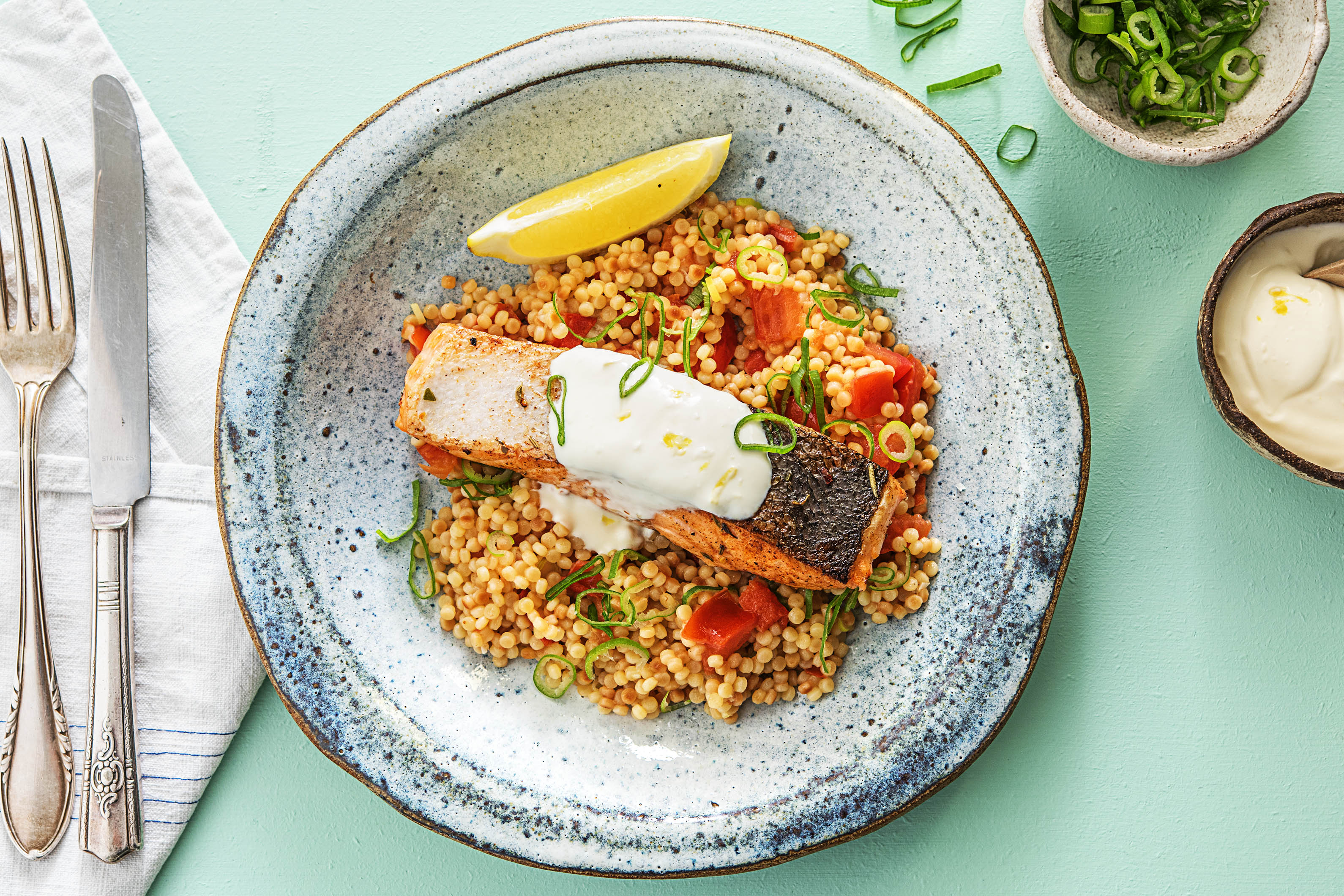Creamy Lemon Salmon Recipe | HelloFresh