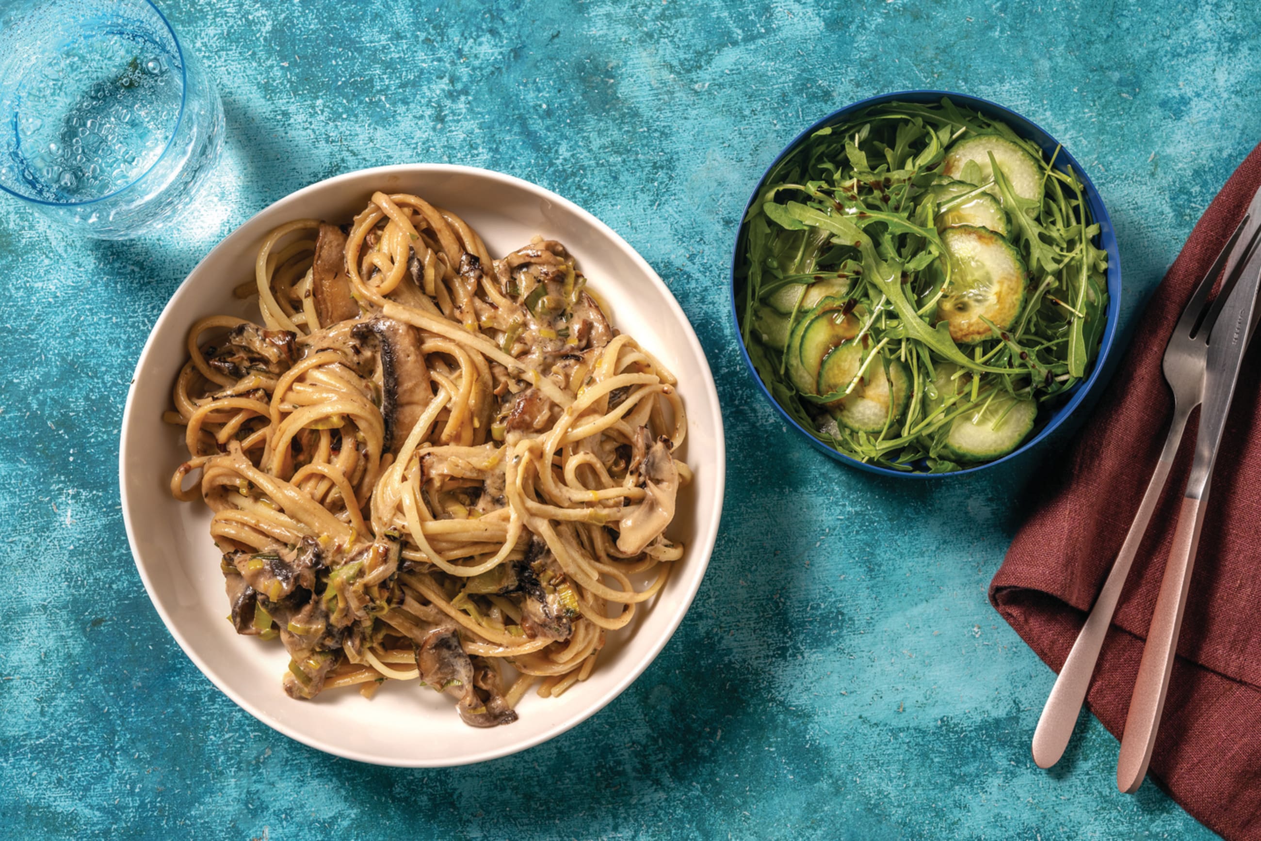 Creamy Mushroom & Rosemary Spaghetti Recipe | HelloFresh