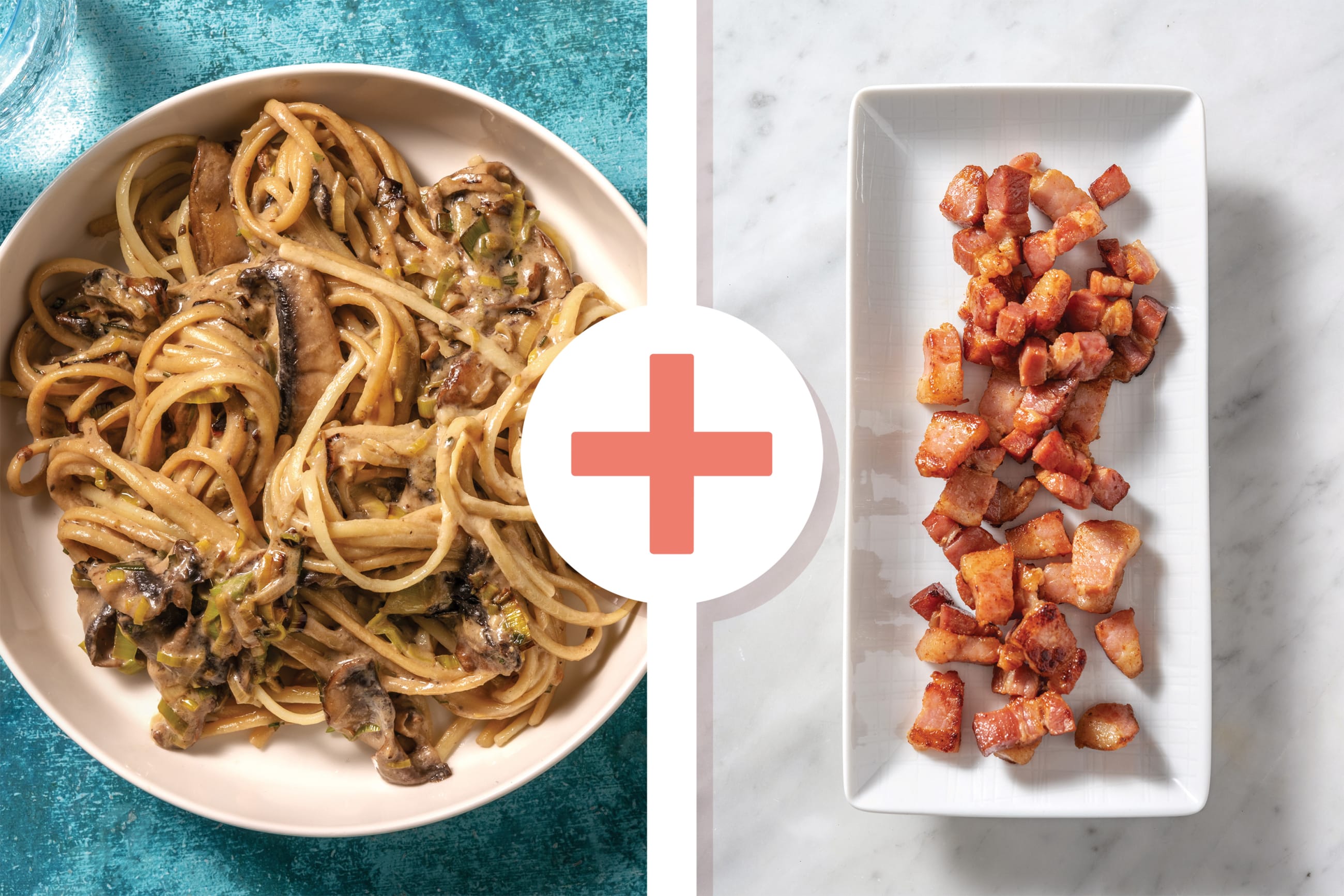 Creamy Mushroom, Bacon & Rosemary Spaghetti Recipe | HelloFresh