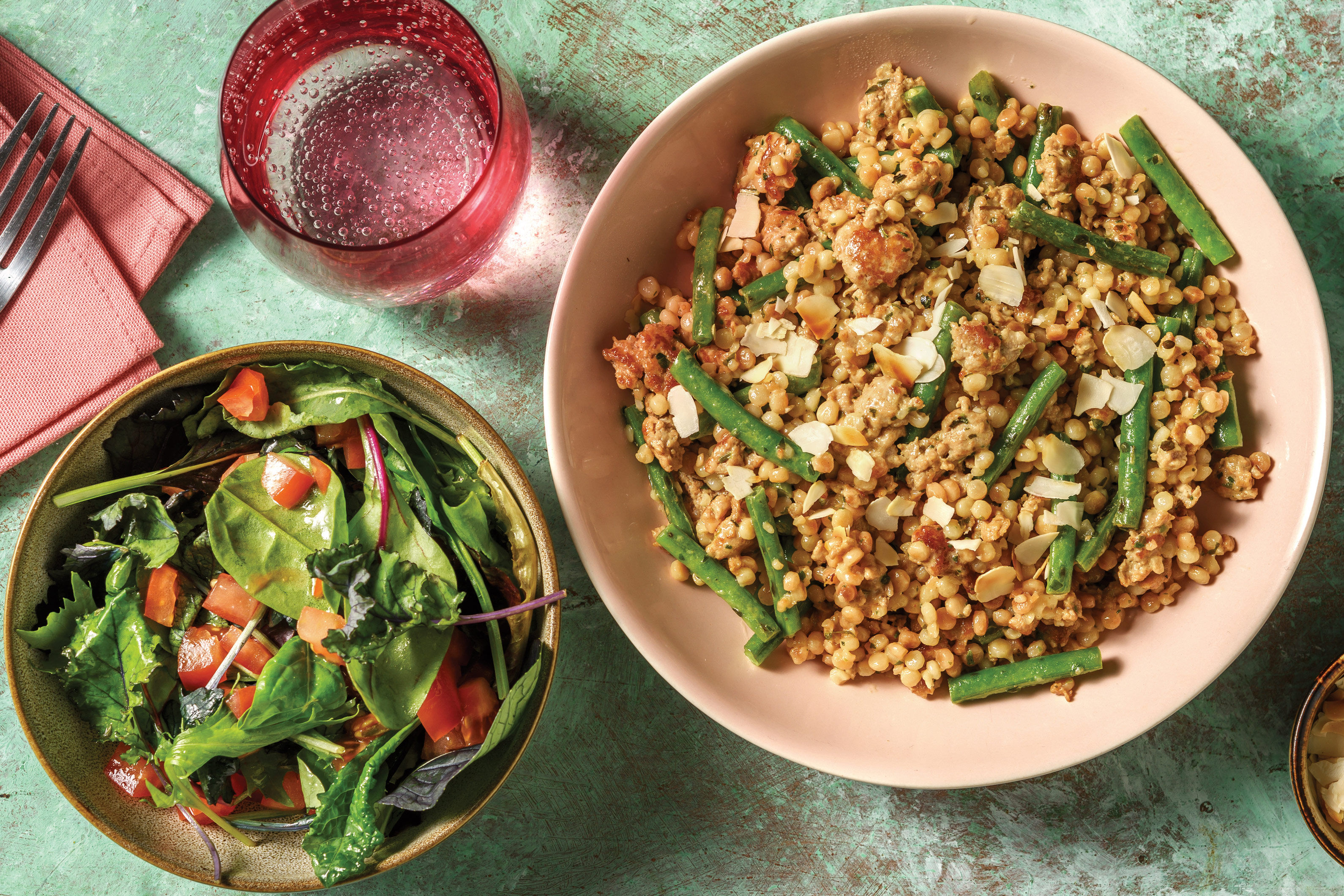 Creamy Pork & Israeli Couscous Bowl Recipe | HelloFresh