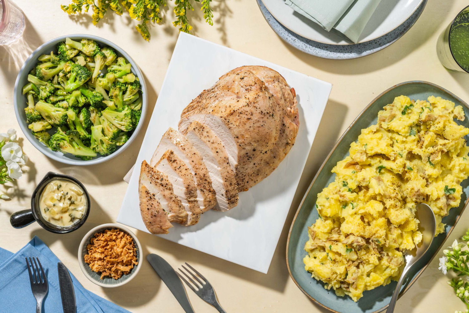 Creamy Roasted Turkey Divan Recipe | HelloFresh