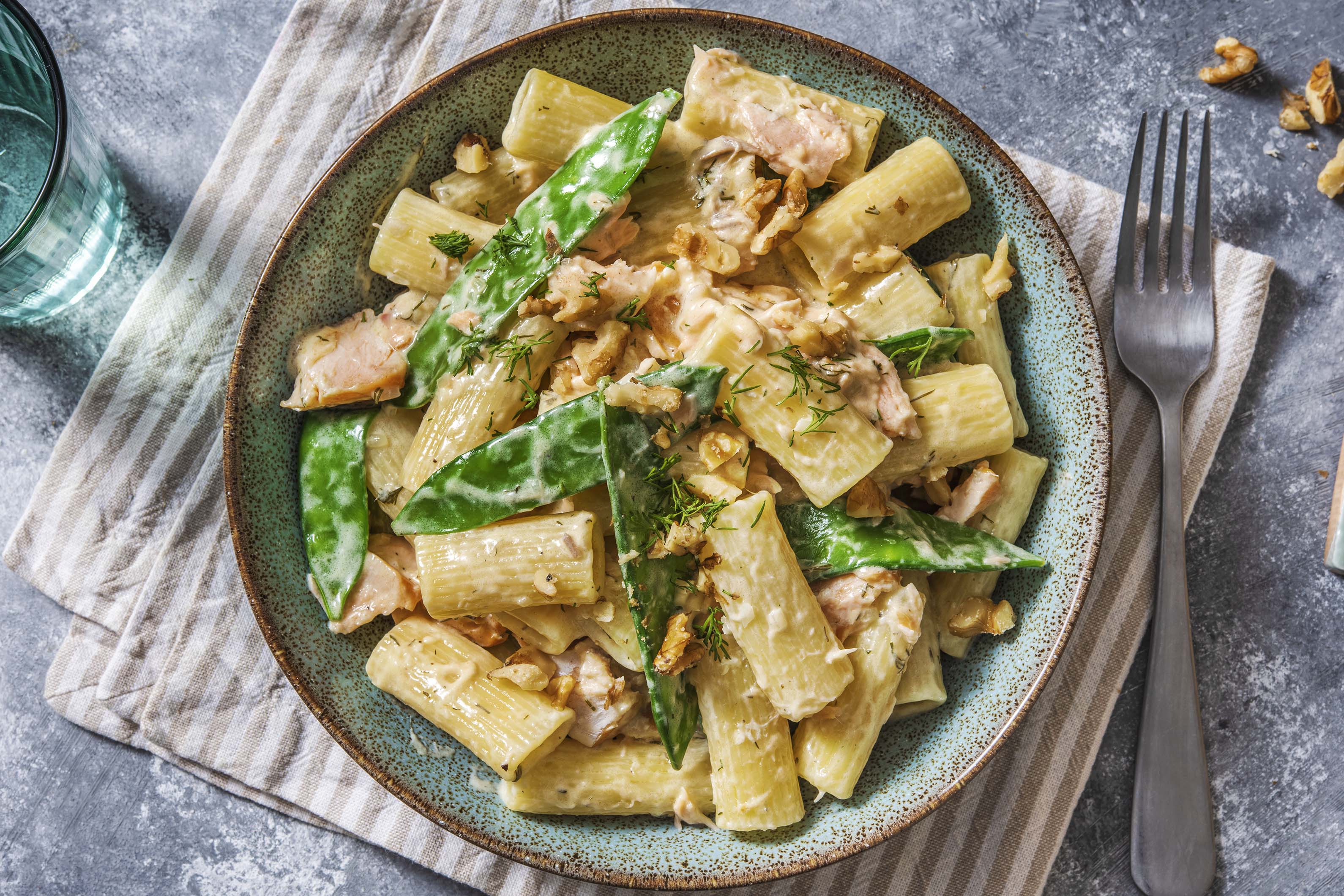 Creamy Smoked Salmon Rigatoni Recipe | HelloFresh