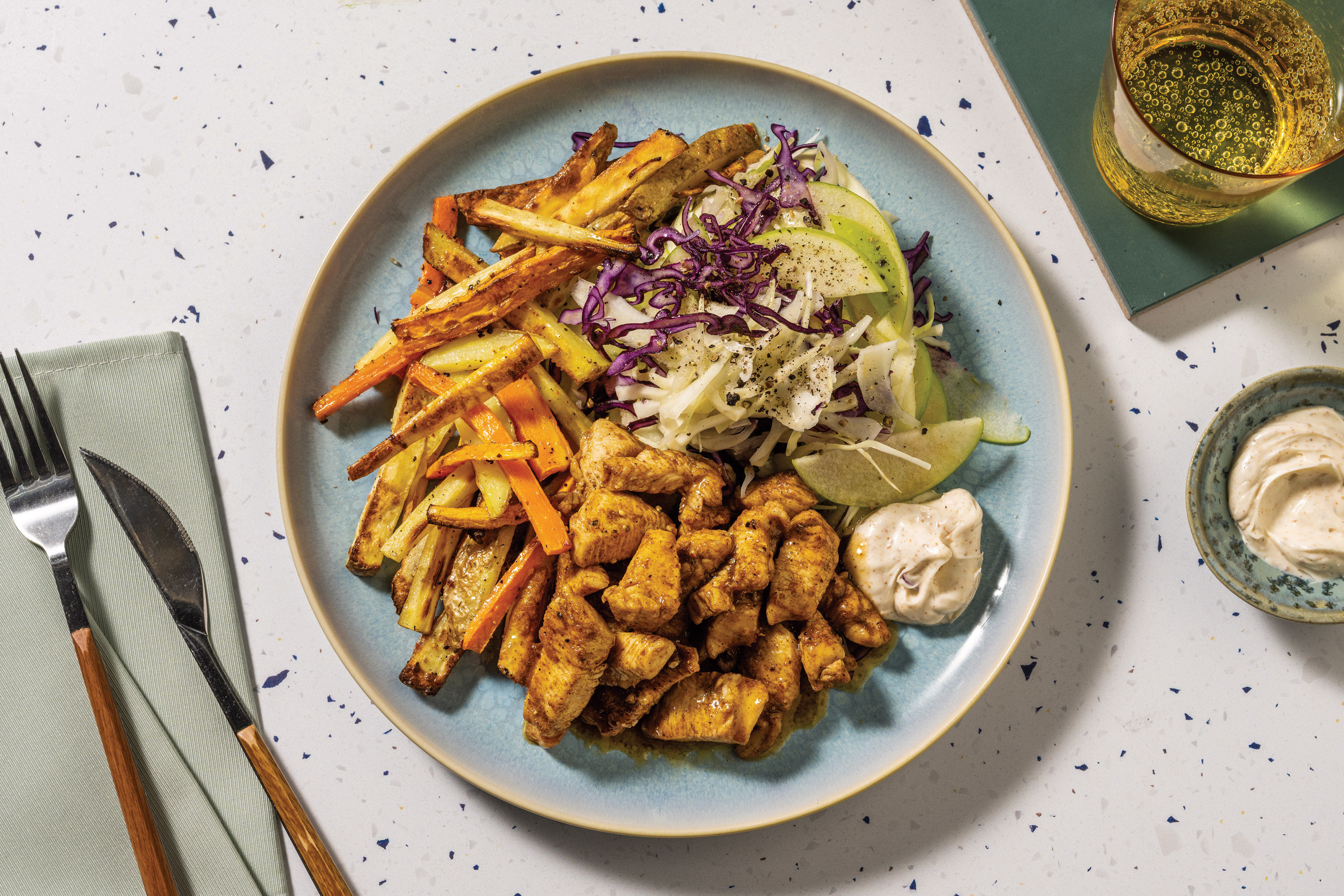 Creole Honey Chicken & Zesty Veggie Fries Recipe | HelloFresh