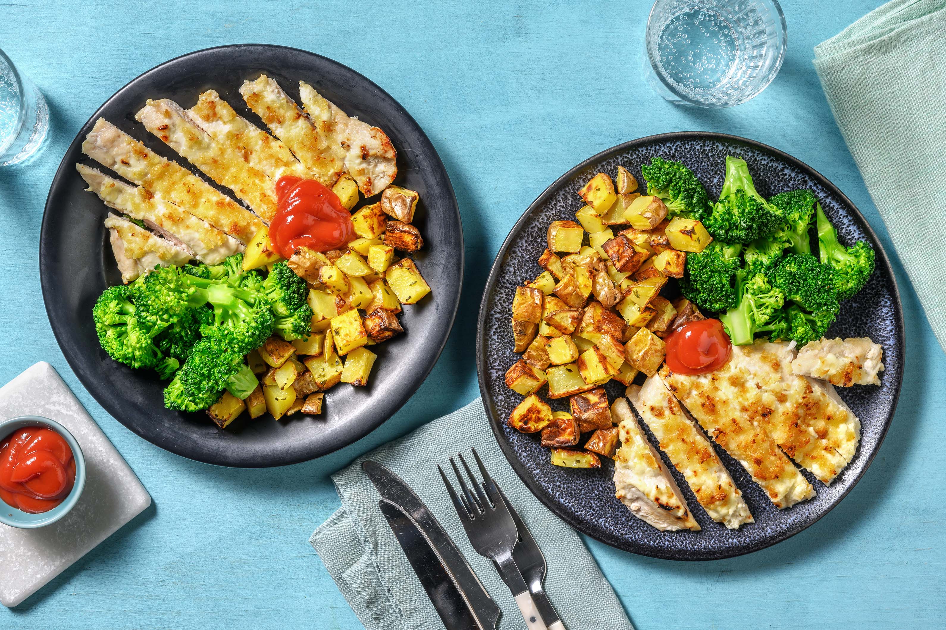 Crispy Cheese Topped Chicken Recipe | HelloFresh