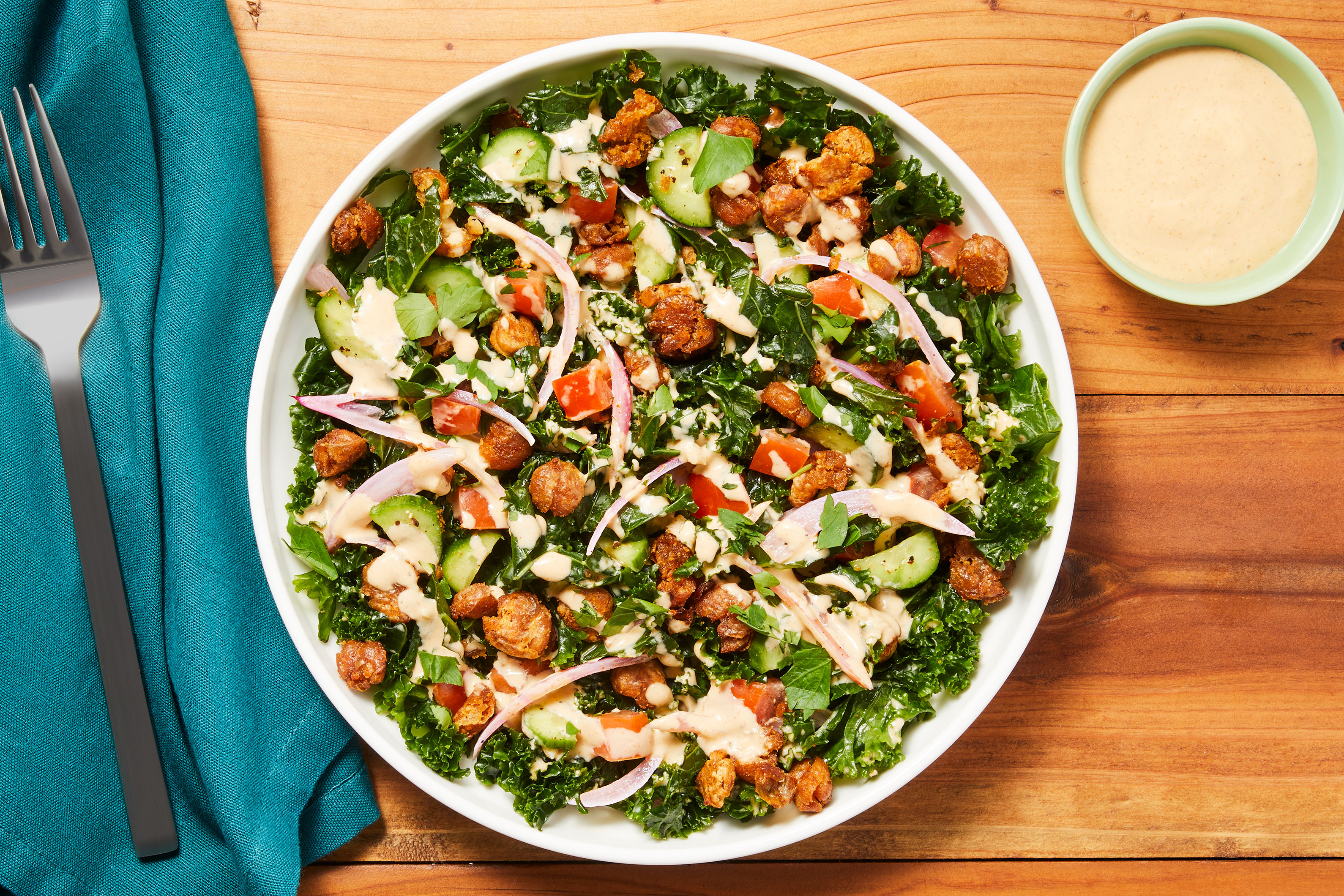 Crispy Chickpea & Kale Salad Recipe | HelloFresh