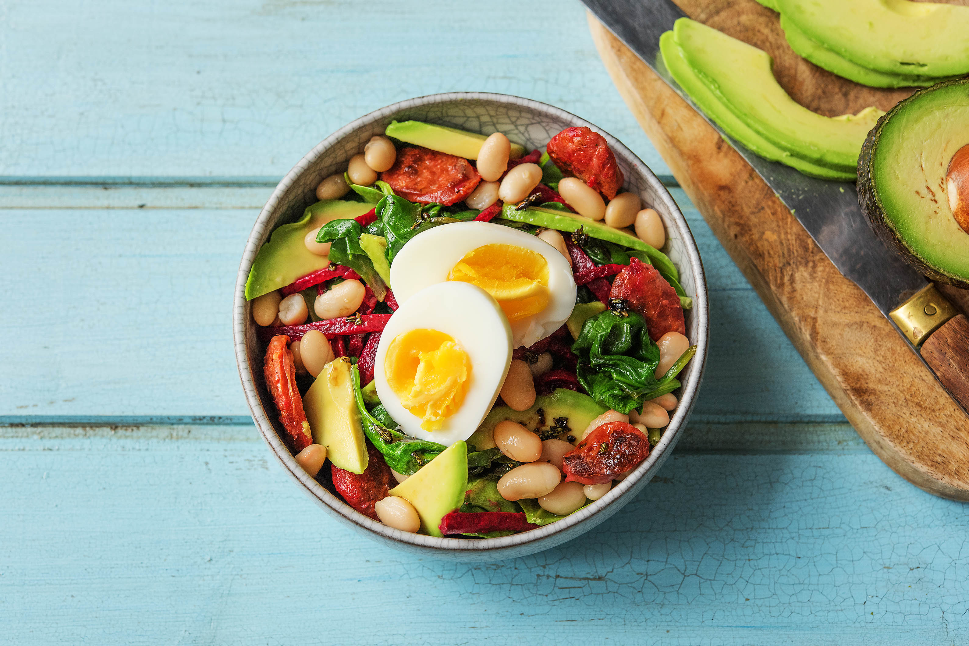 Crispy Chorizo & Avocado Salad Recipe | HelloFresh