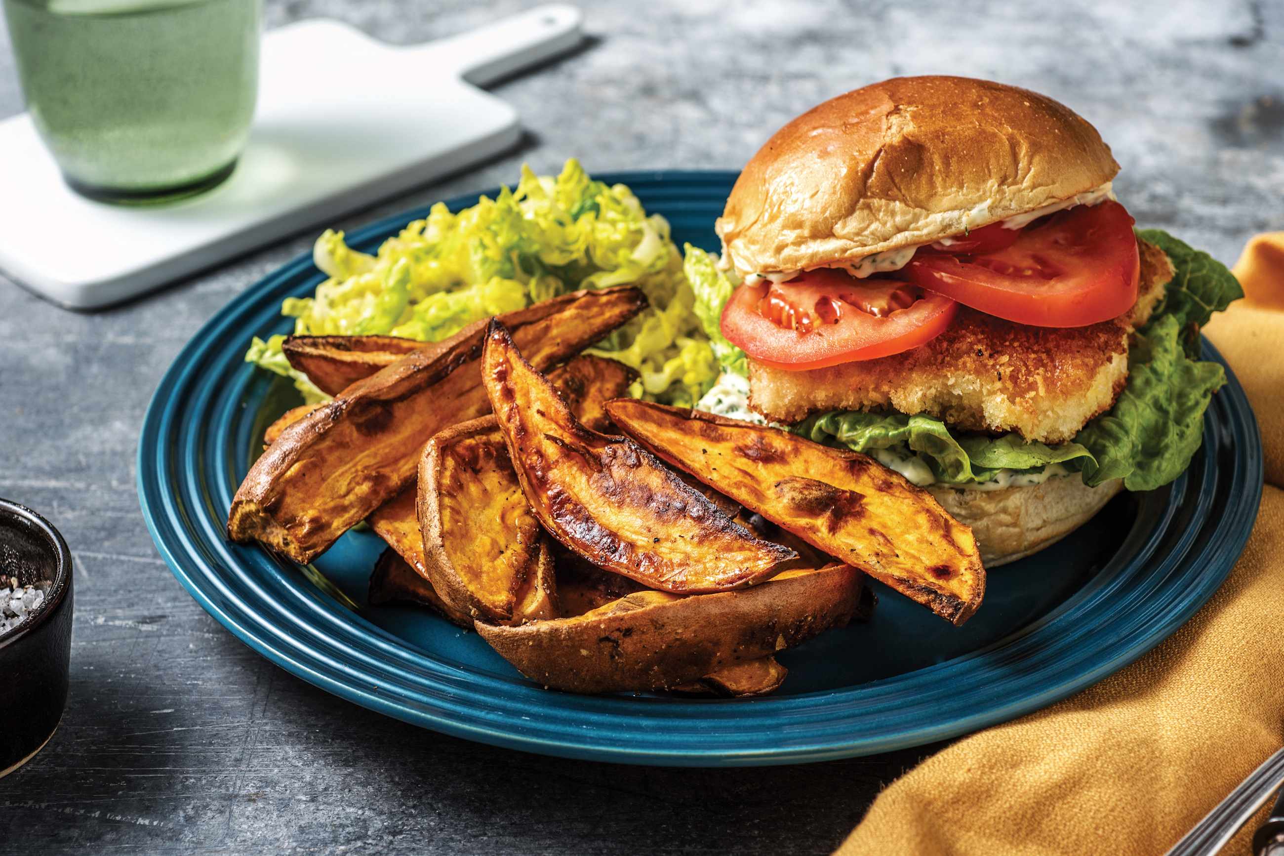 NZ Crumbed Fish Burger Recipe | HelloFresh