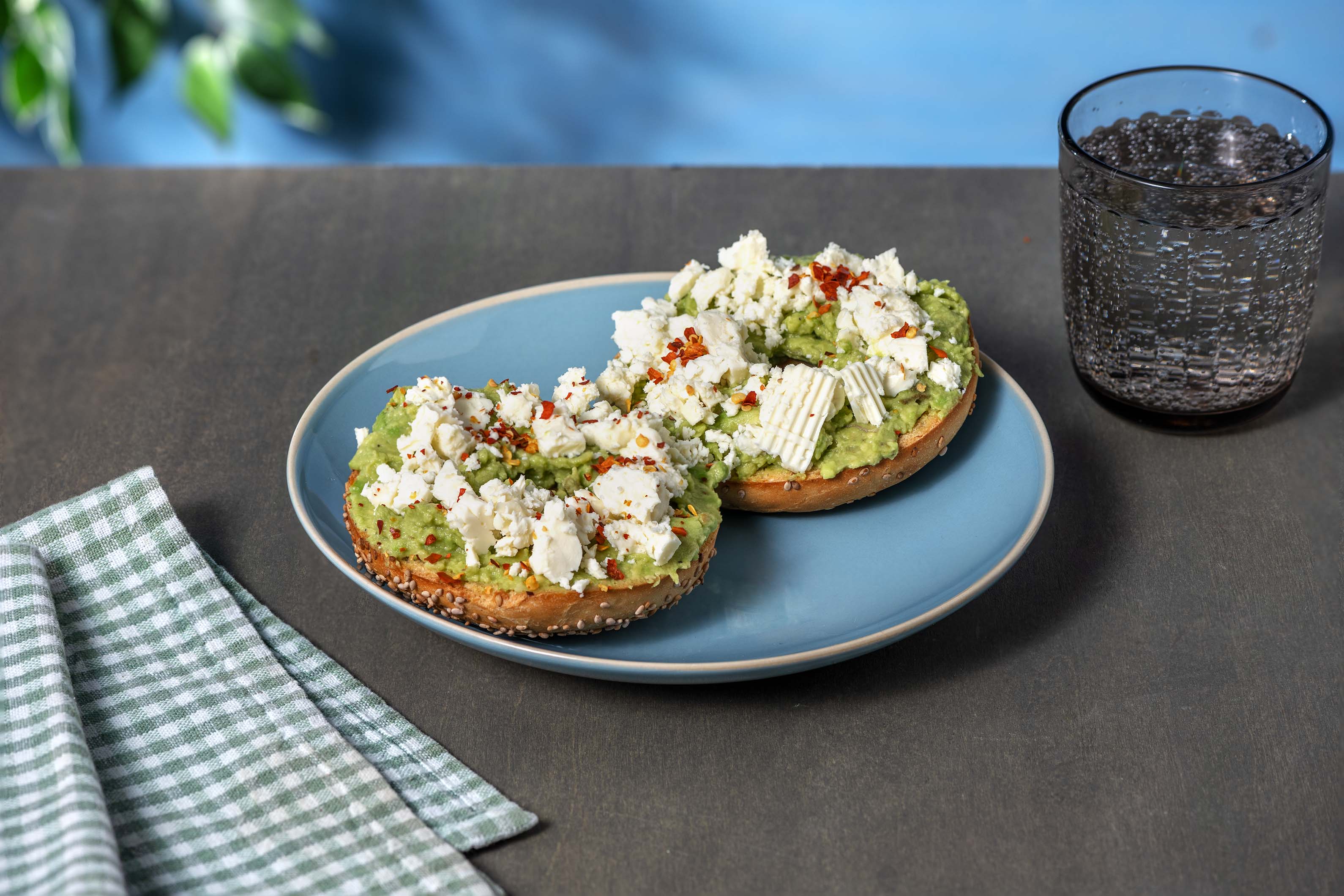 Crushed Avocado Bagel Recipe | HelloFresh