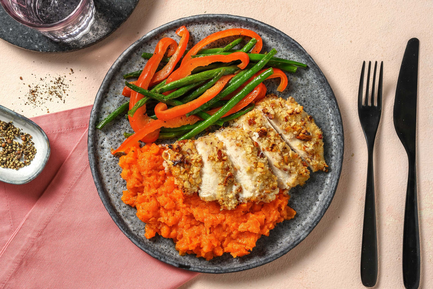 Carb Smart Crusted Chicken and Carrot Mash Recipe | HelloFresh