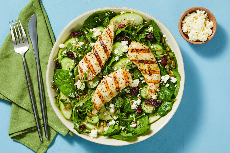 Honey Mustard Halloumi Crunch Salad Recipe | HelloFresh