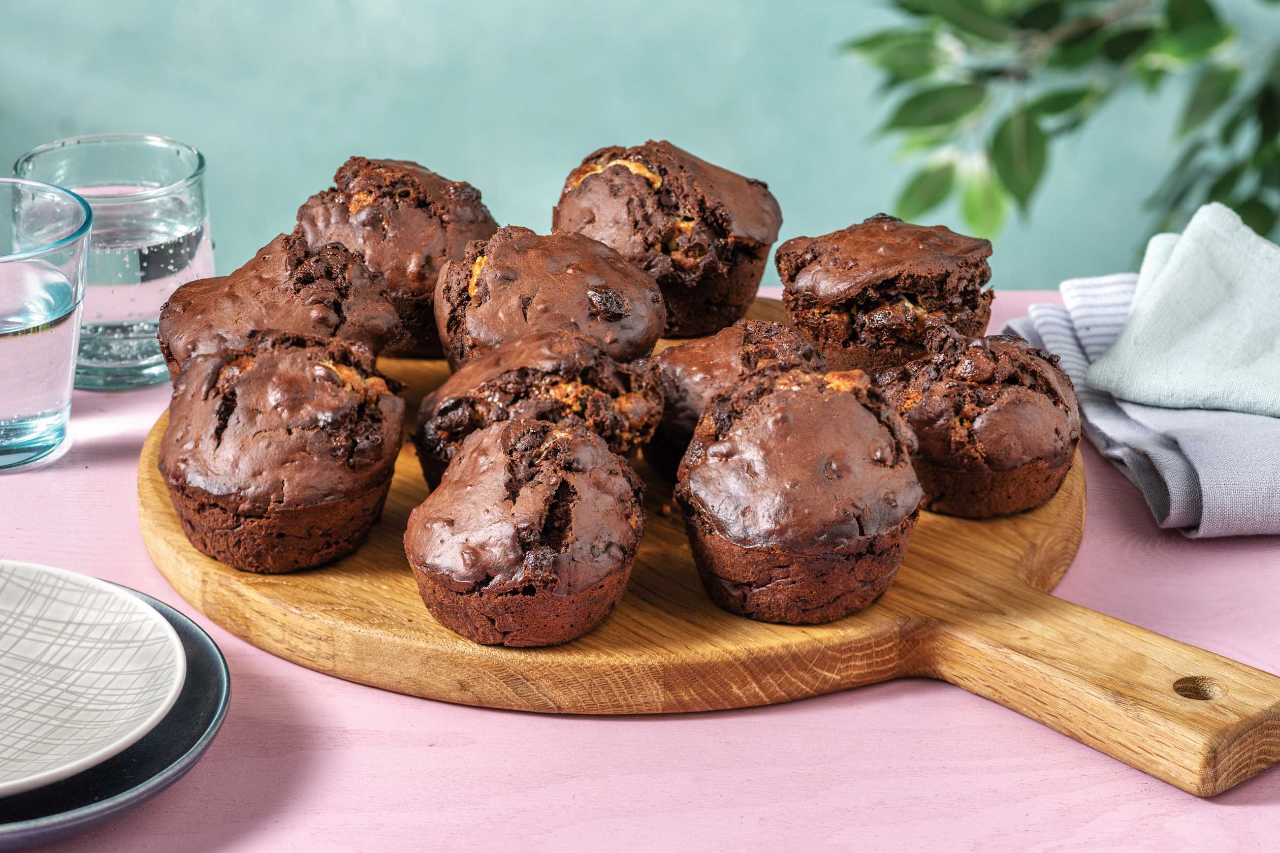 Double Chocolate Chip Muffins Recipe | HelloFresh