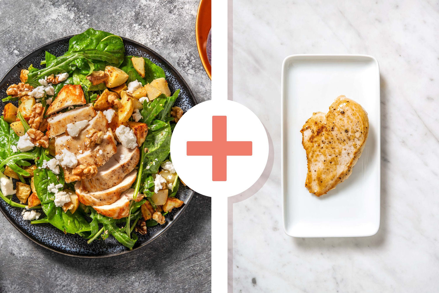 Roasted Double Chicken and Goat Cheese Recipe | HelloFresh