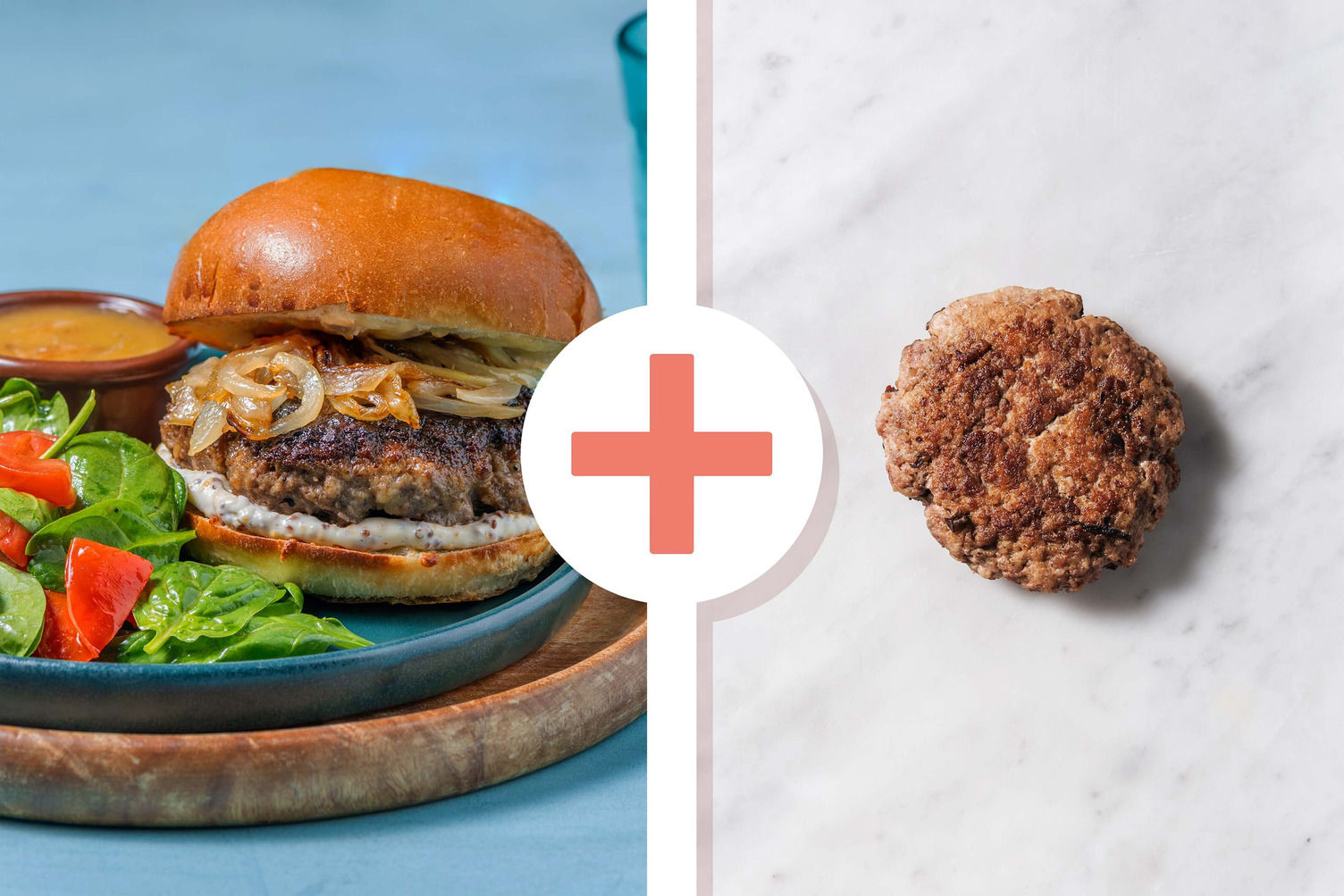 Double-Stacked French Dip Burgers Recipe | HelloFresh