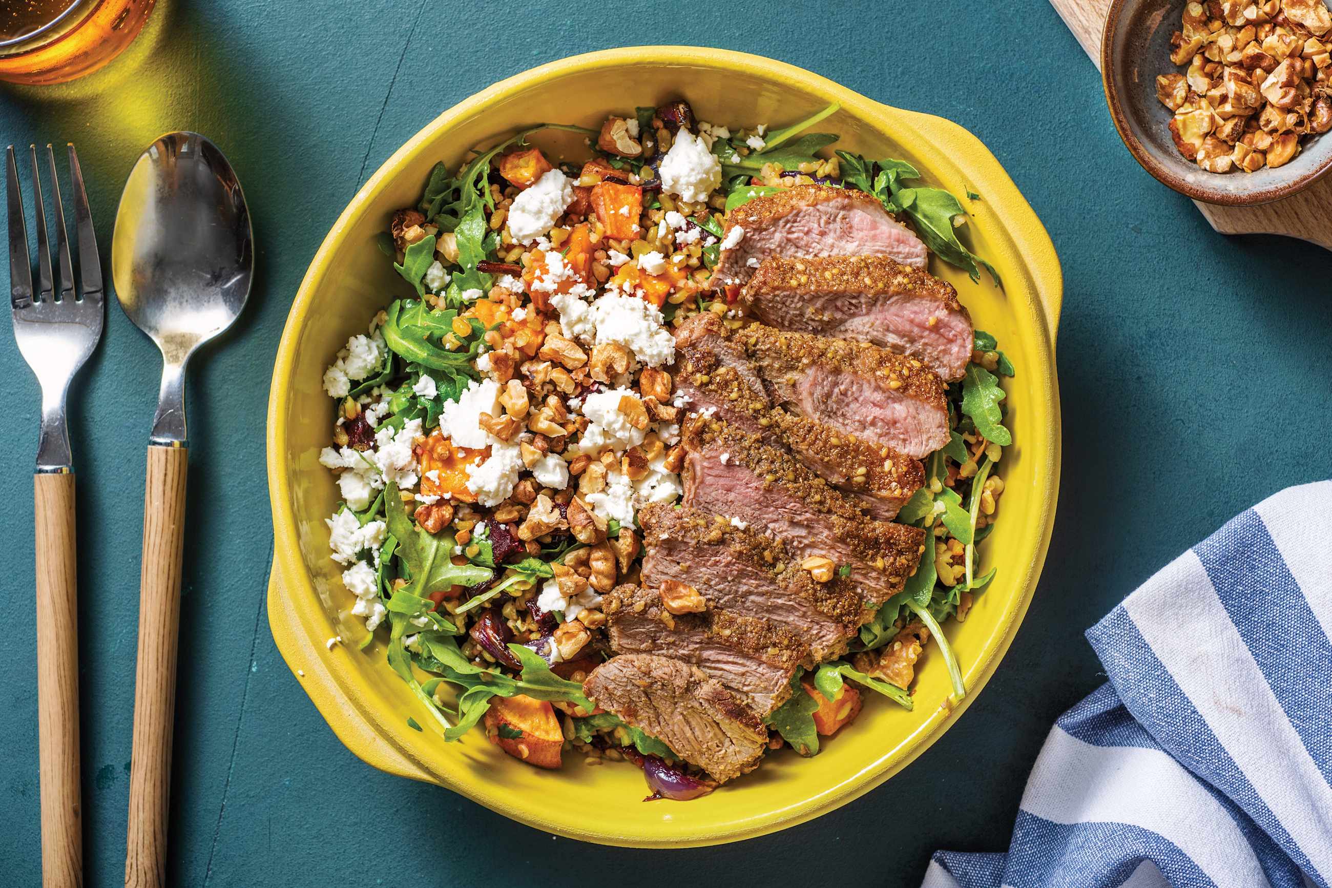 NZ Dukkah Lamb Steak Recipe | HelloFresh