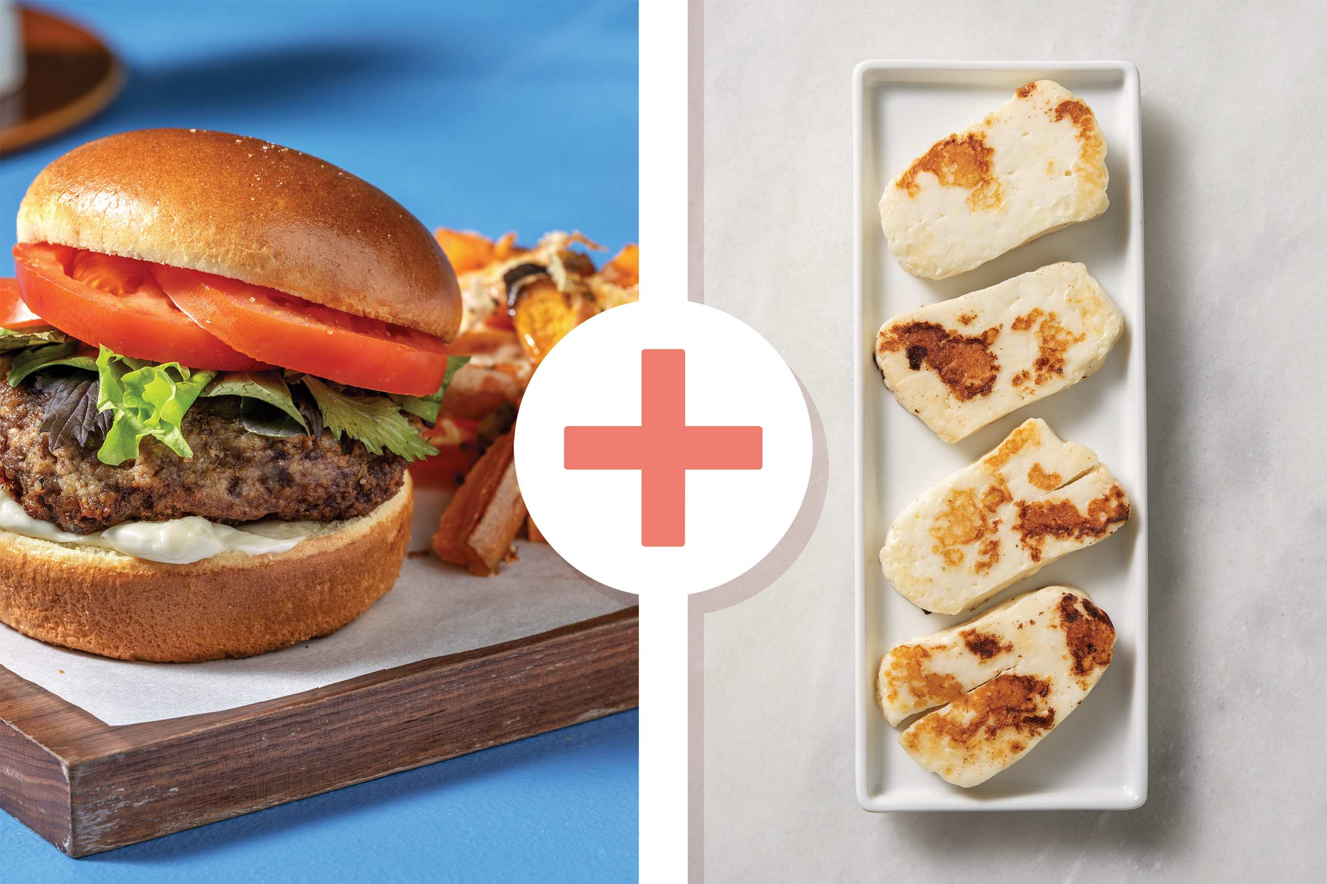 Easy Beef Burger & Parmesan Fries Recipe | HelloFresh