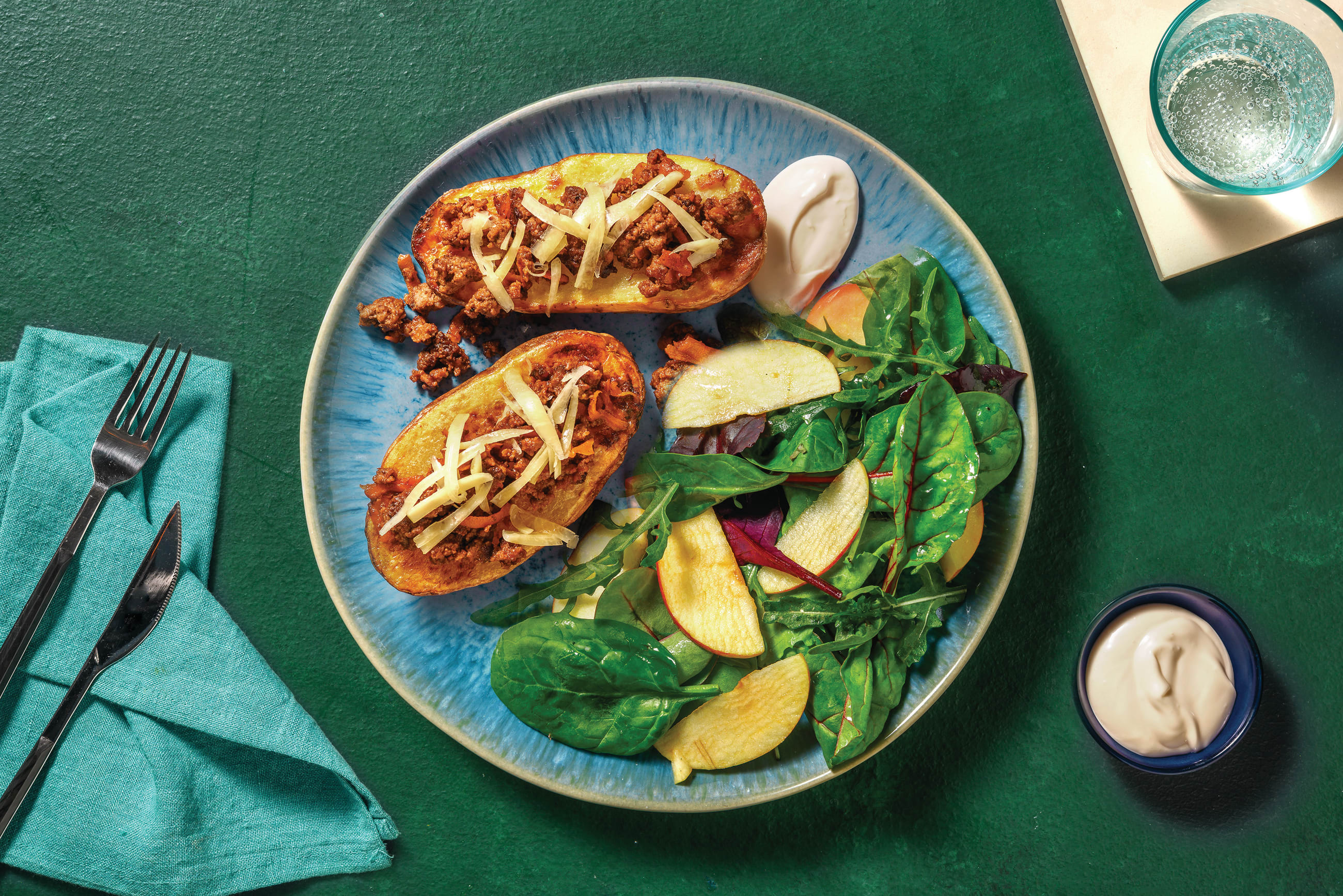 Cheesy Beef Jacket Potatoes Recipe | HelloFresh